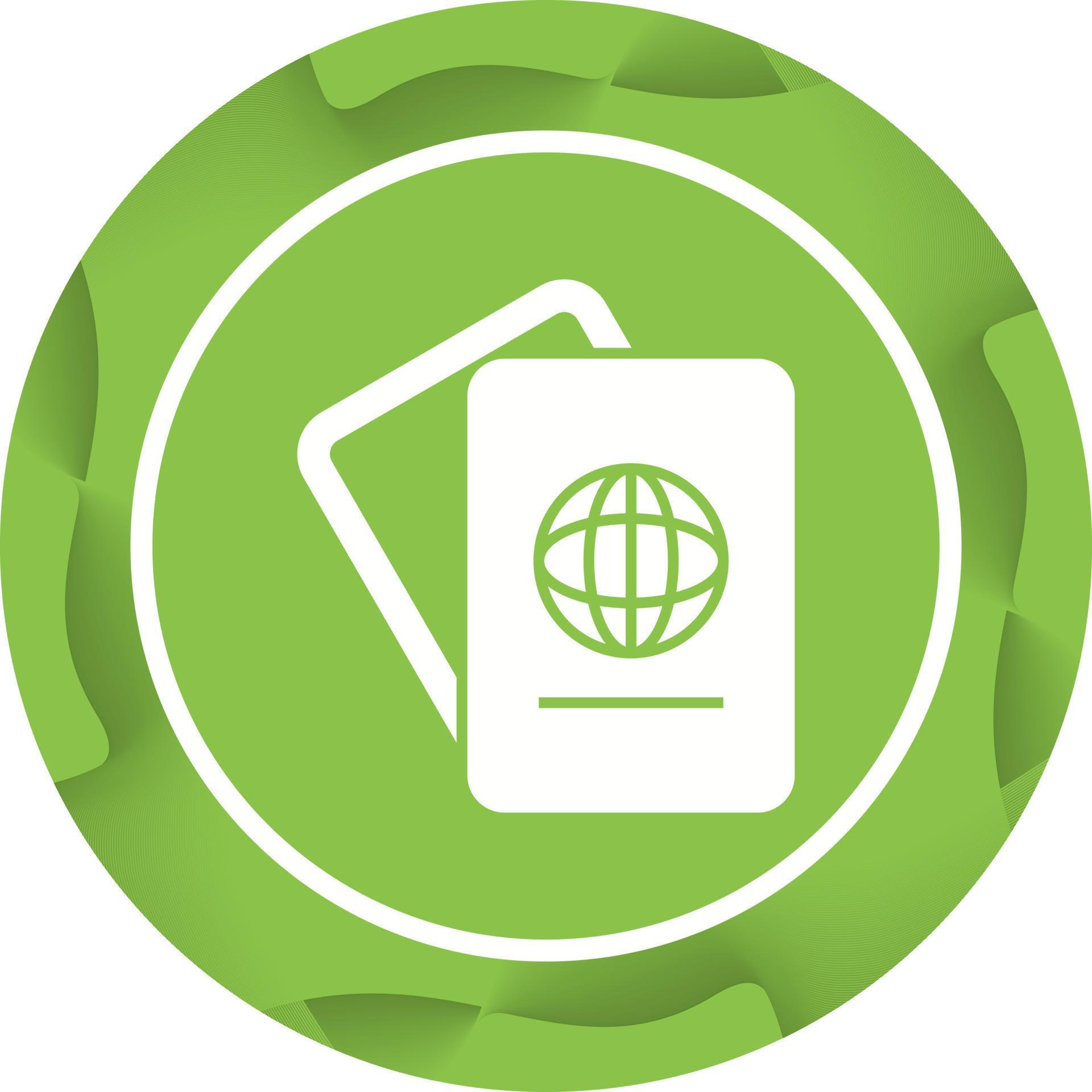Passport Vector Icon 21560187 Vector Art At Vecteezy
