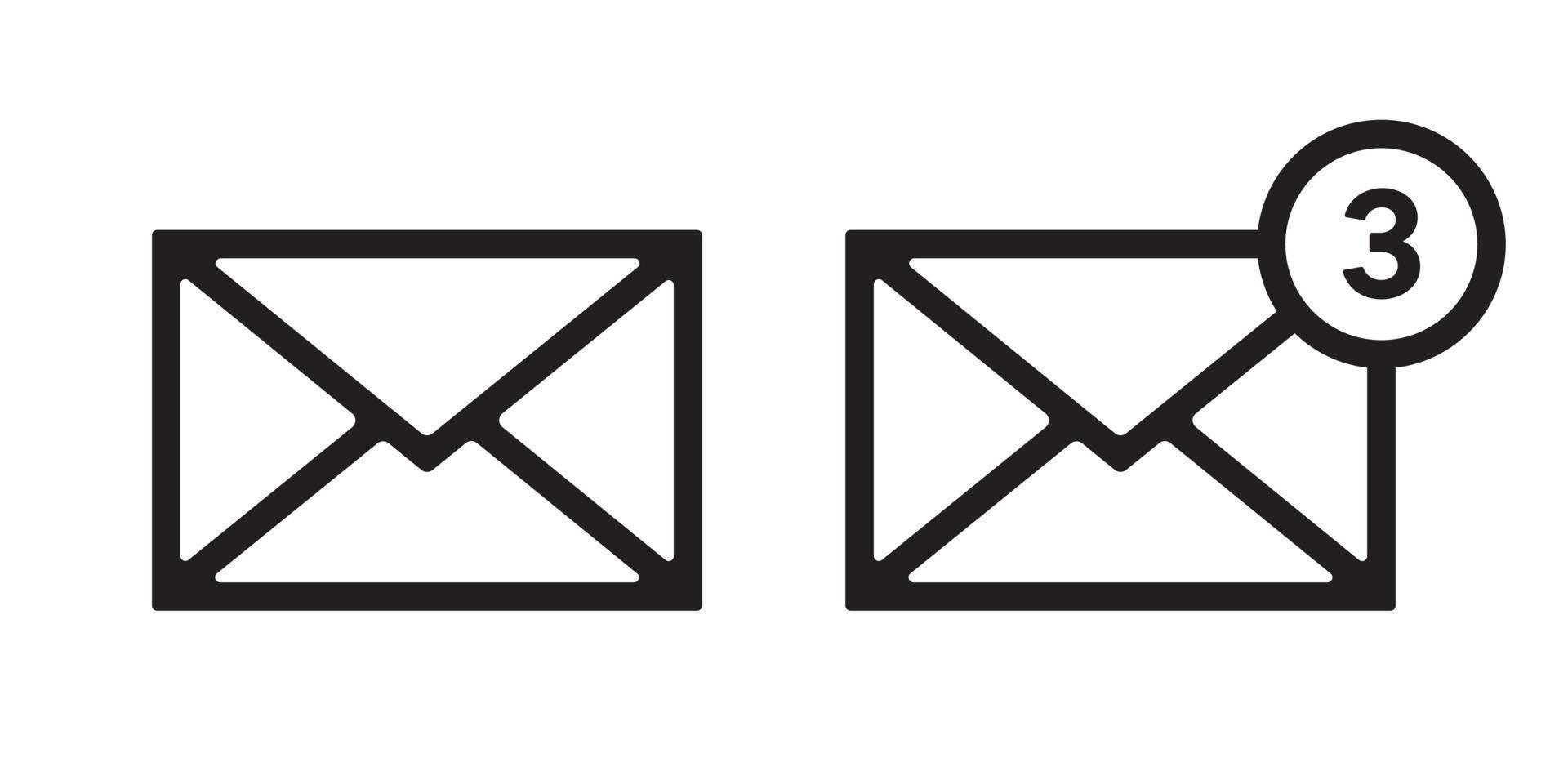 Envelope and message icon isolated vector illustration. 21560268 Vector ...