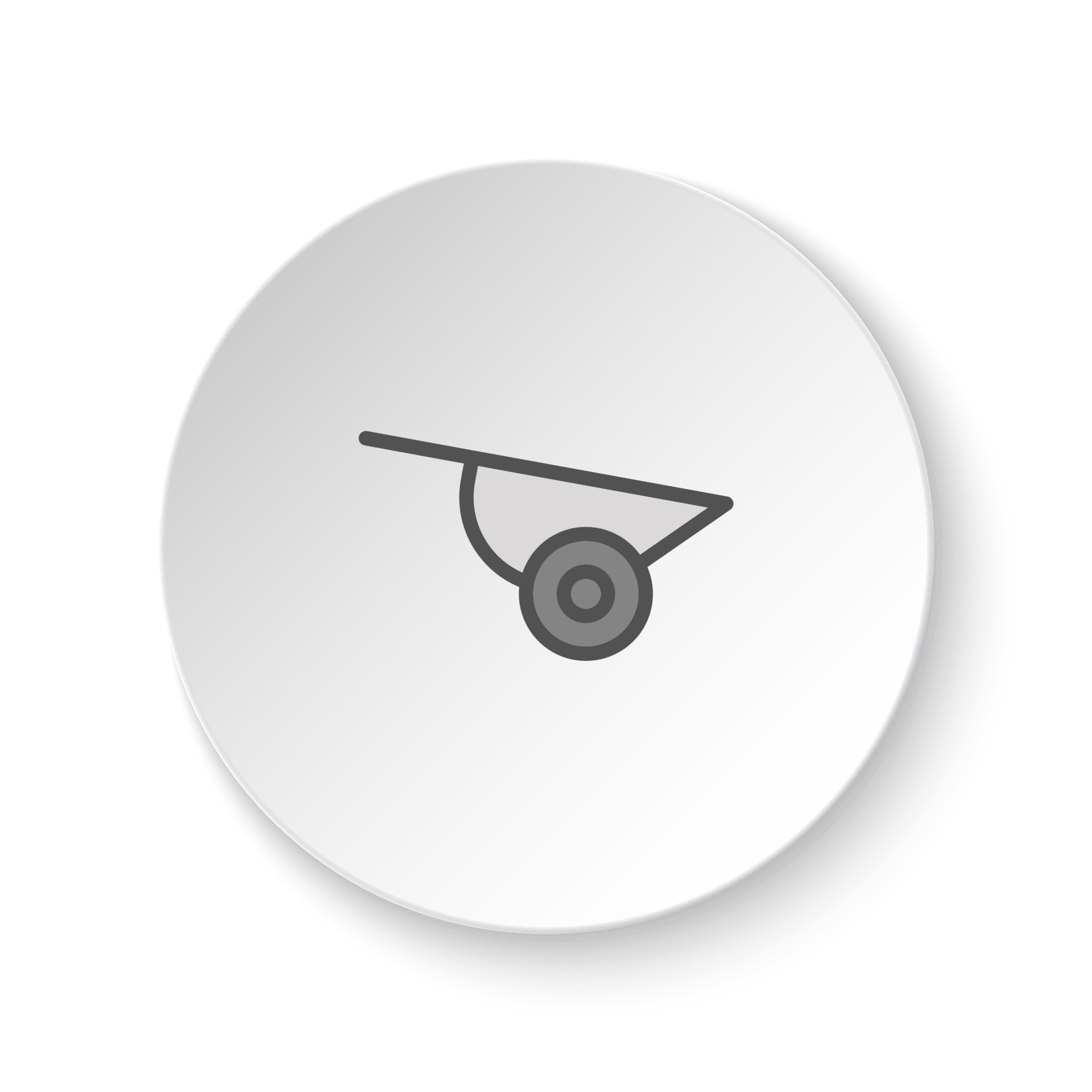 Round button for web icon, garden, pushcard. Button banner round, badge interface for ...