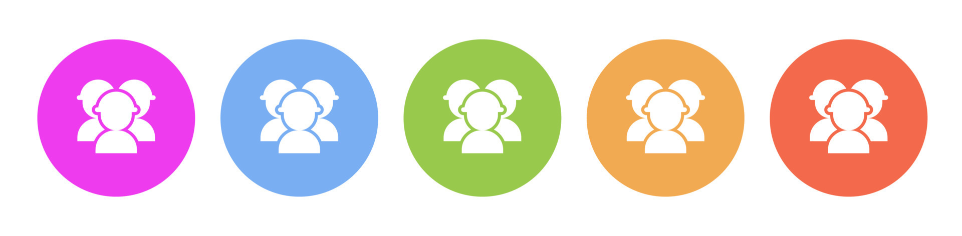 Multi Colored Icon Mass Production Engineer Button Banner Round Badge Interface For Application