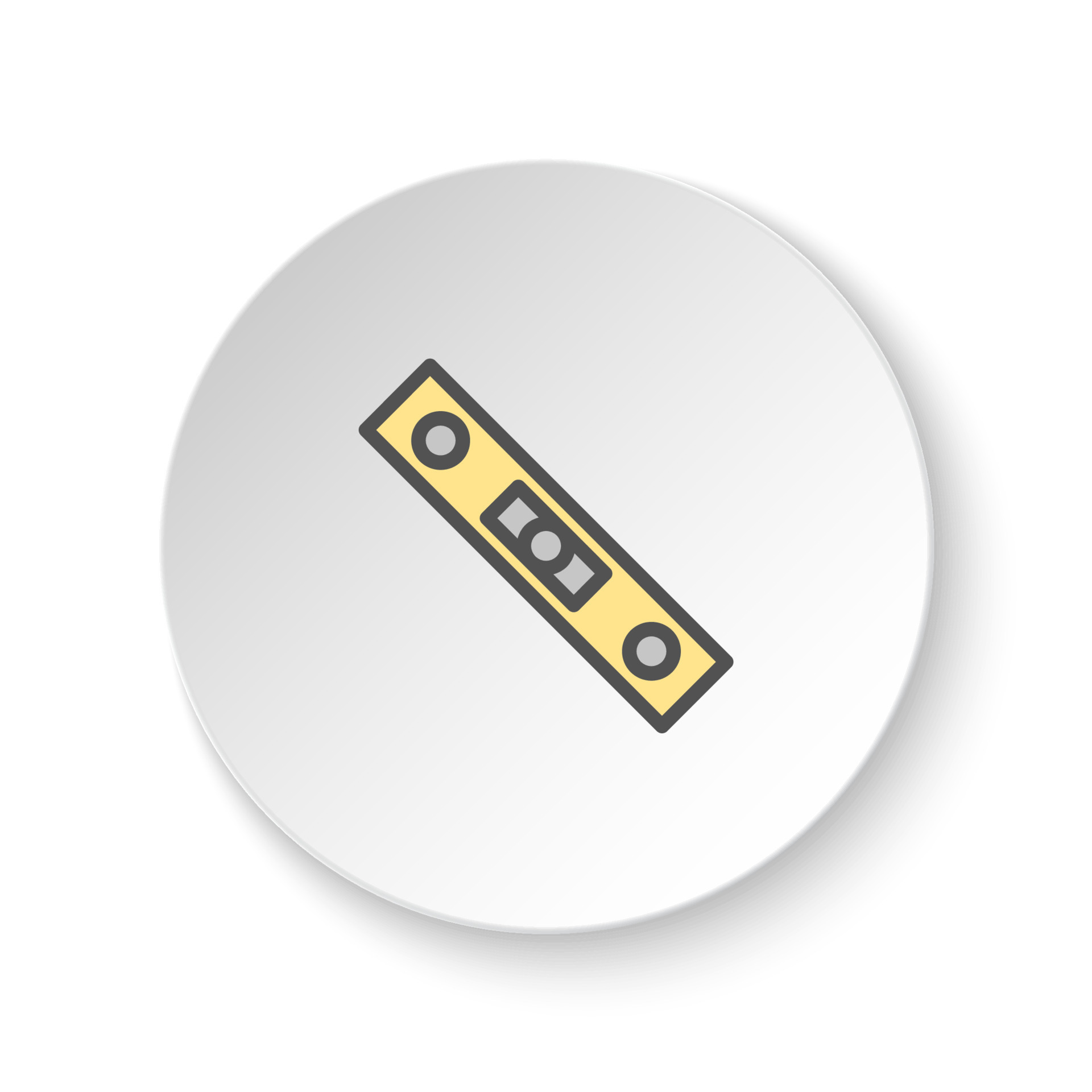 Round button for web icon, level, tool. Button banner round, badge interface for application ...