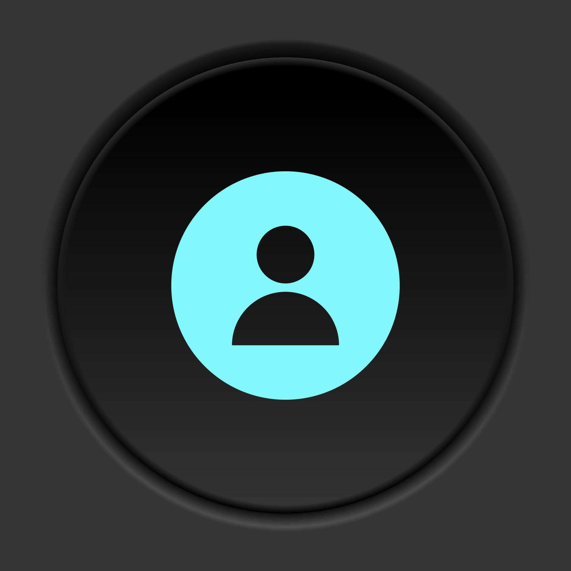 Round Button Icon Avatar Profile Button Banner Round Badge