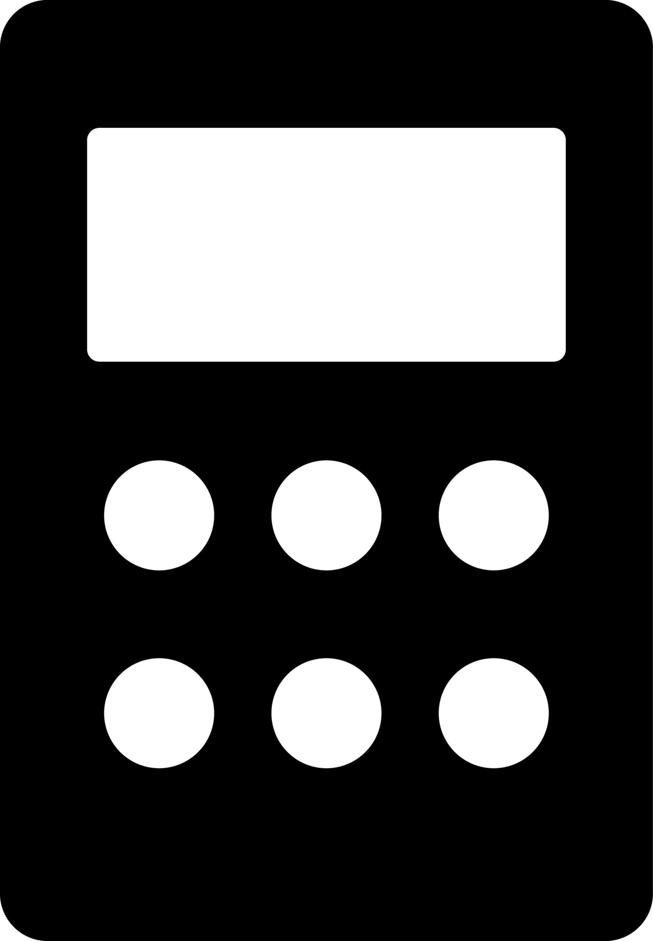 Mobile Phone Vector Icon Simple Element Illustration From Ui Concept Mobile Concept Vector