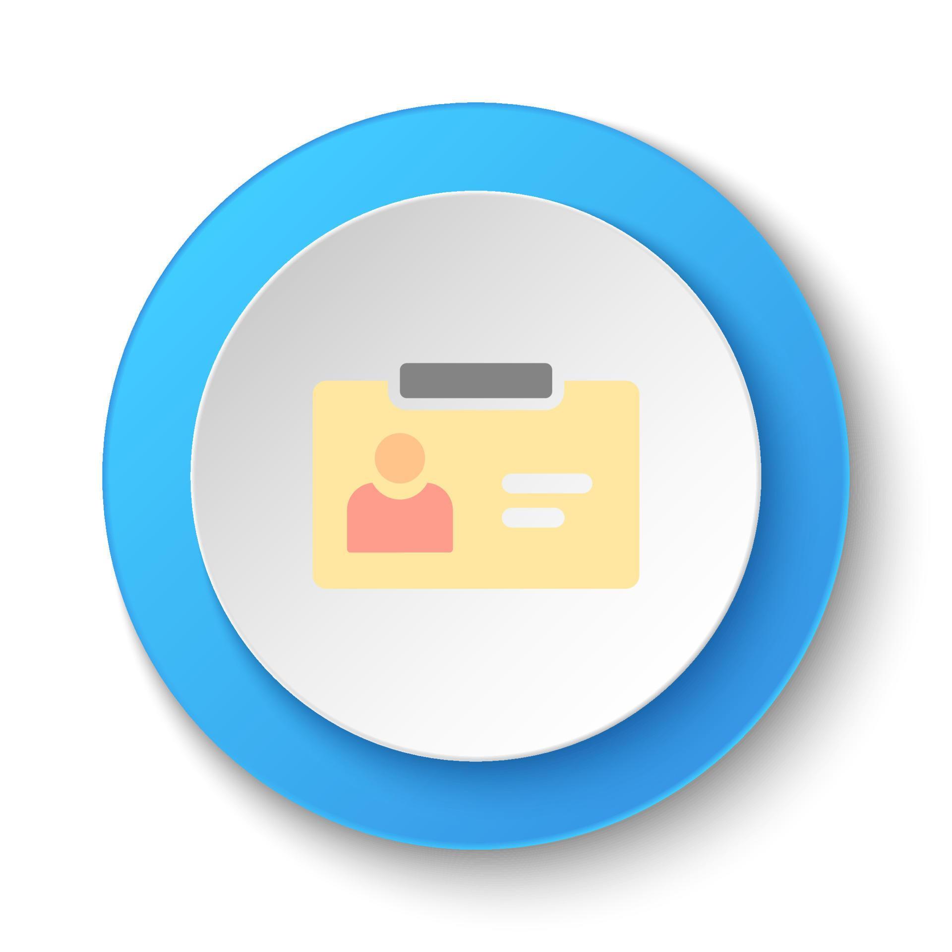 Round Button For Web Icon Id Card Button Banner Round Badge Interface For Application