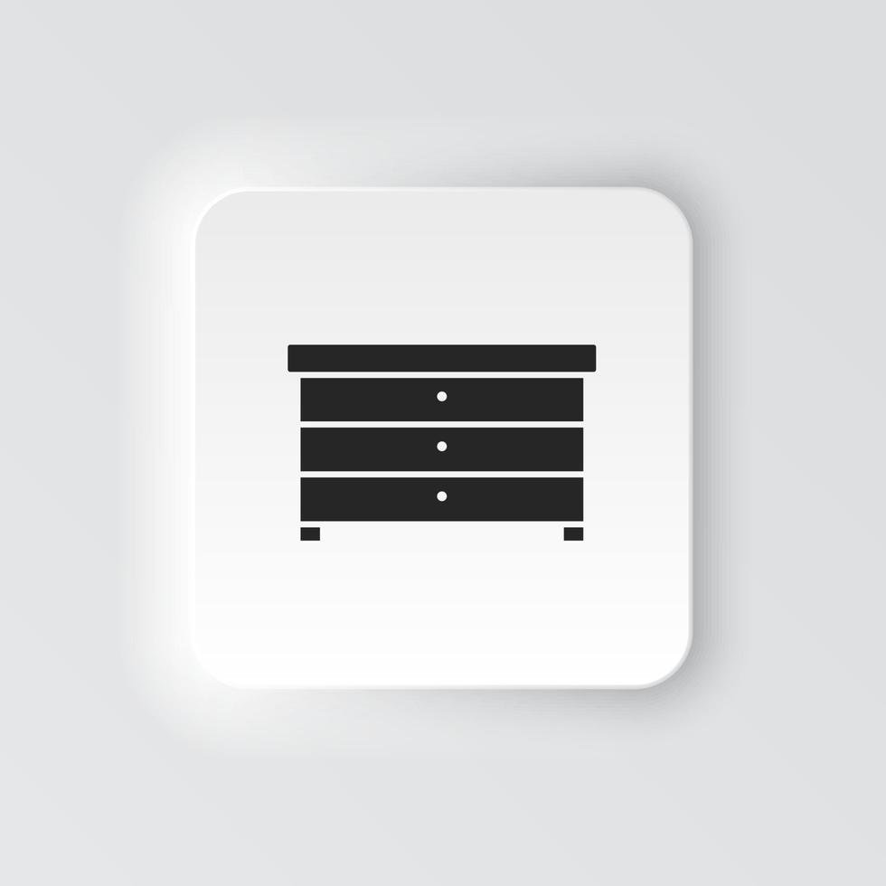 Rectangle Button Icon Cupboard Button Banner Rectangle Badge Interface For Application