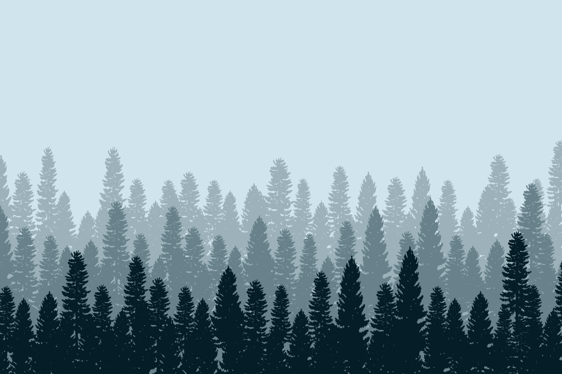 Tree silhouette background with tall and small trees. Forest silhouette illustration. 21564216 ...