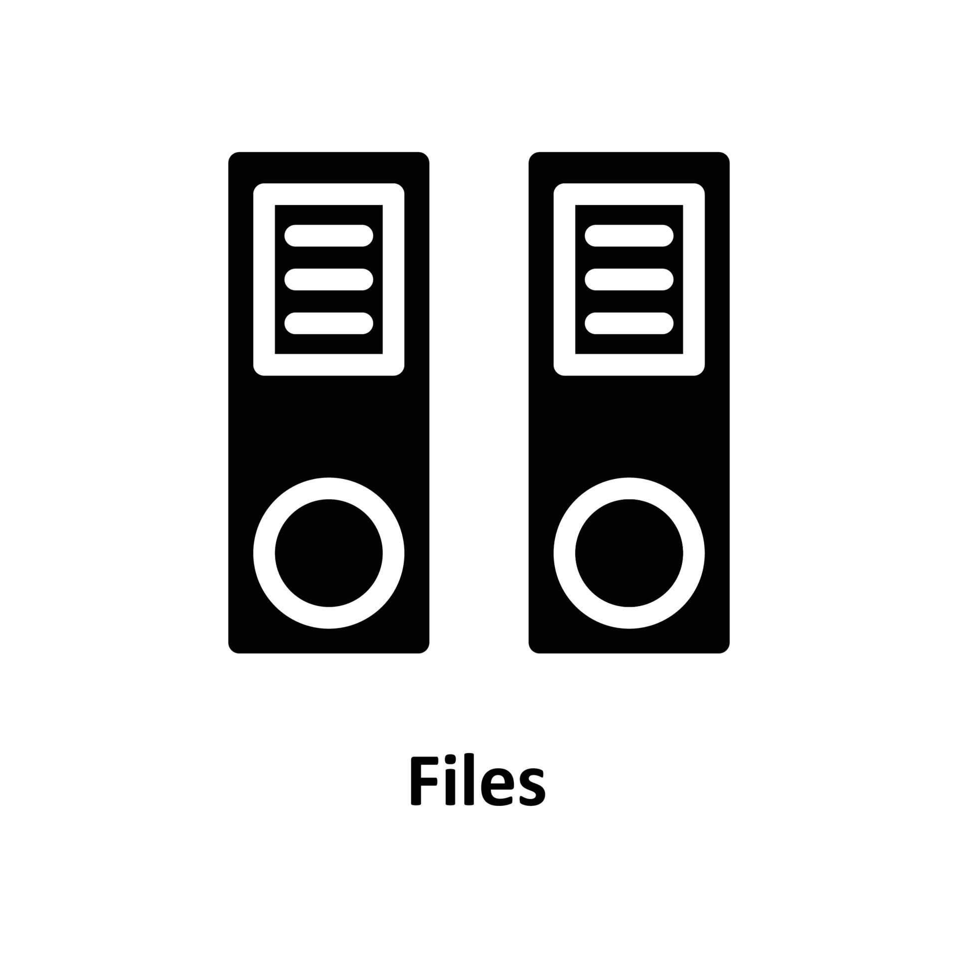 Files Vector Solid Icons. Simple stock illustration stock 21567317 ...
