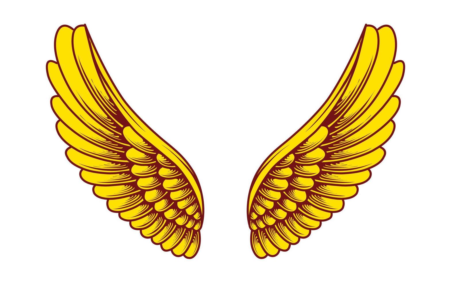 Vector yellow angel wings illustration design 21567367 Vector Art at ... Vector yellow angel wings illustration design 21567367 Vector Art at ...