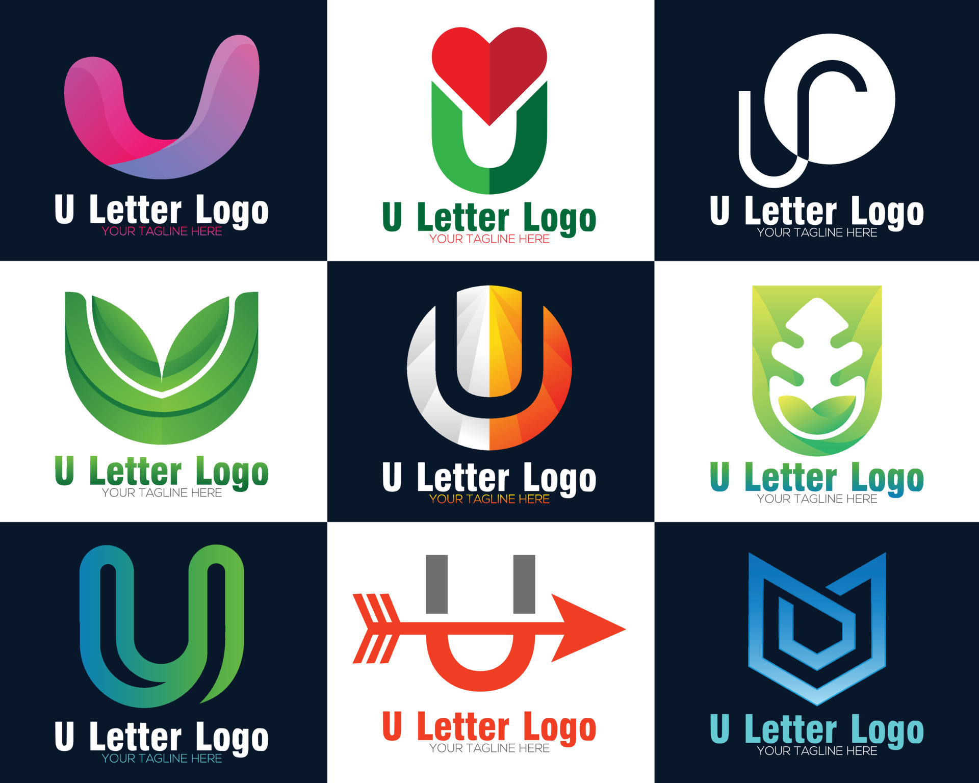 Abstract U letter logo design template. Modern U Letter Logo Design ... Abstract U letter logo design template. Modern U Letter Logo Design ...