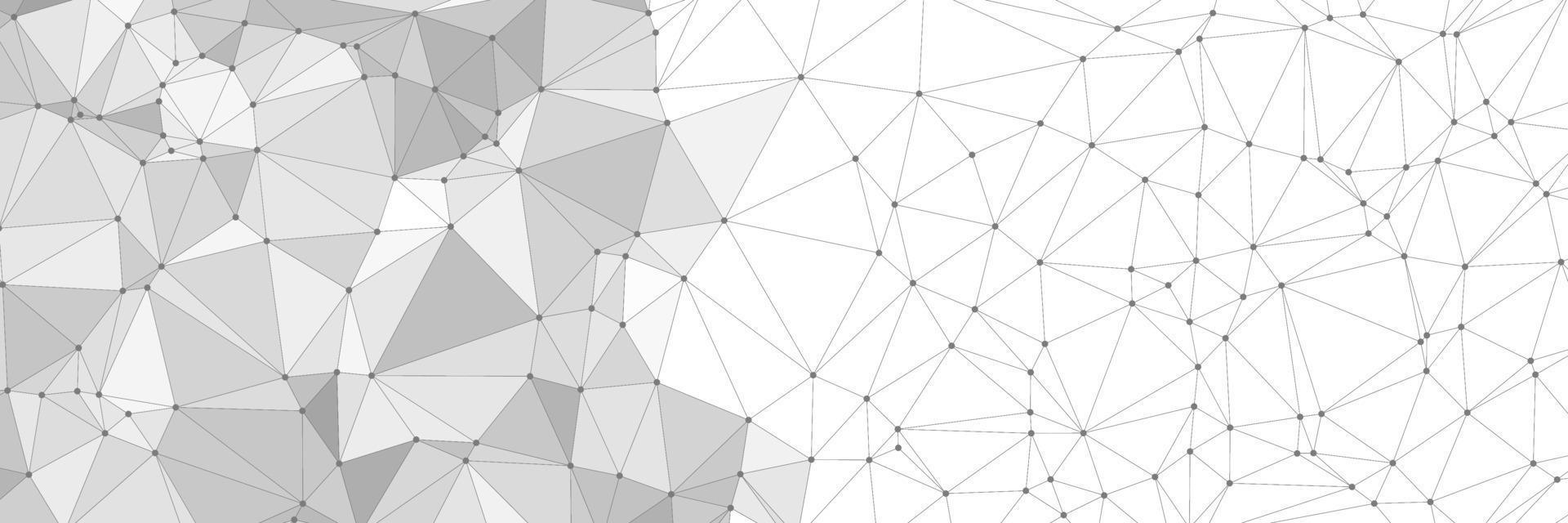 Abstract Geometric Background With Triangle Shape Pattern And Molecular