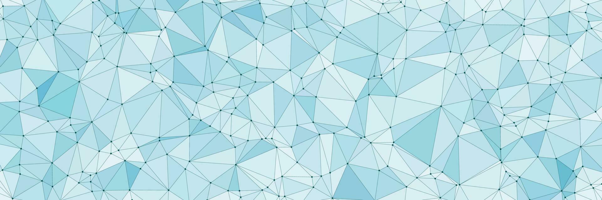 Abstract Blue Geometric Background With Triangle Shape Pattern And