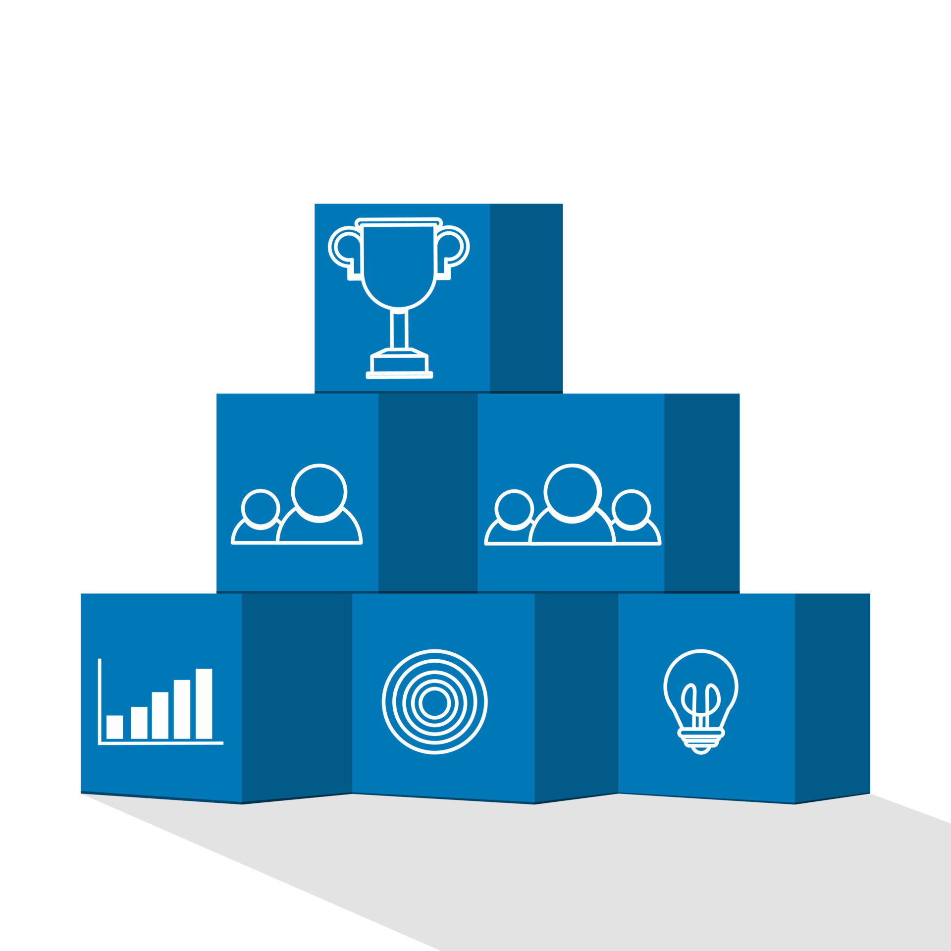 concept of Teamwork and Success. block with icon, leader business.Key ... concept of Teamwork and Success. block with icon, leader business.Key ...