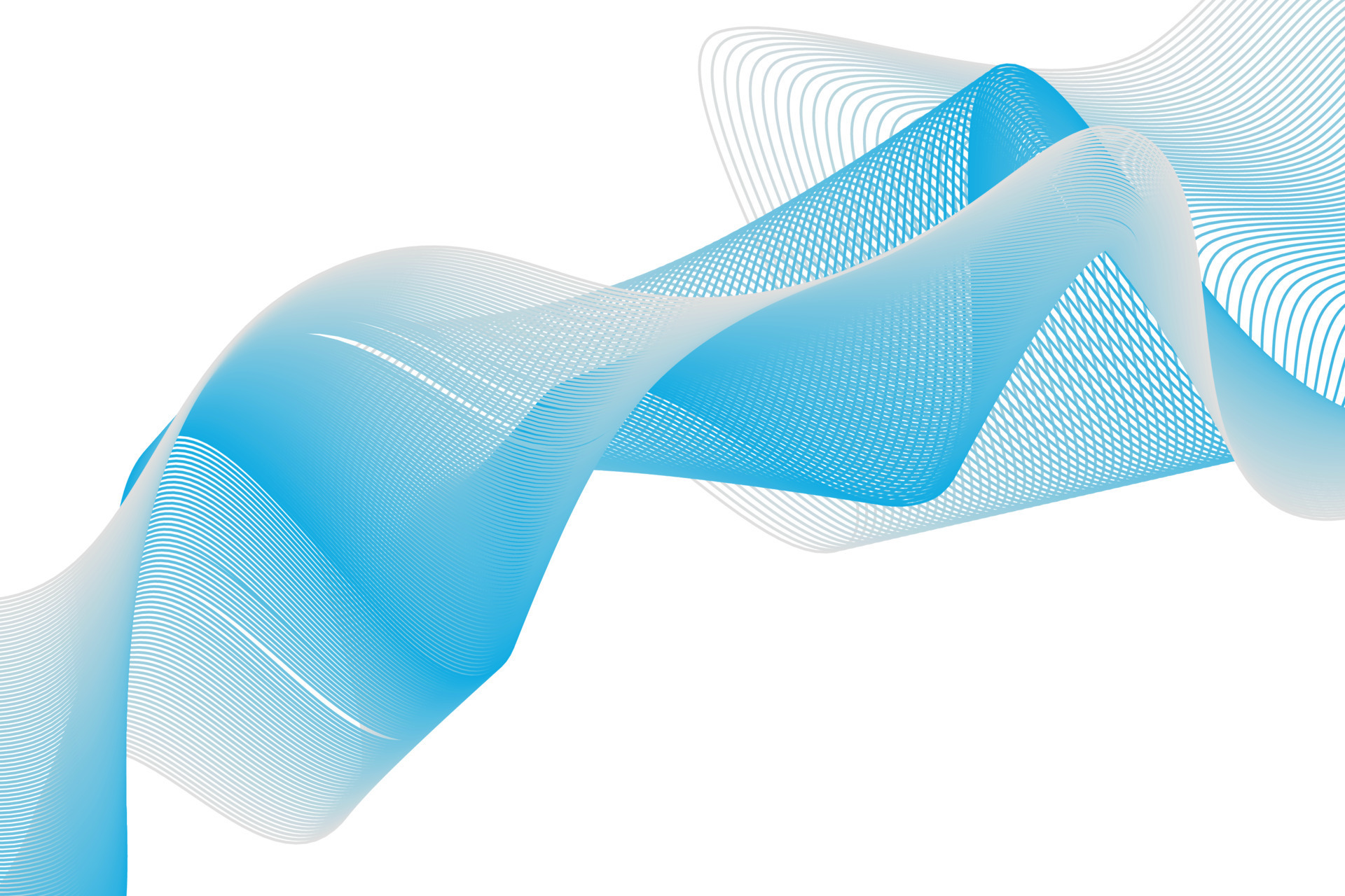 Blue And White Wave Lines Abstract Gradient Background Sutable For Landing Page And Computer