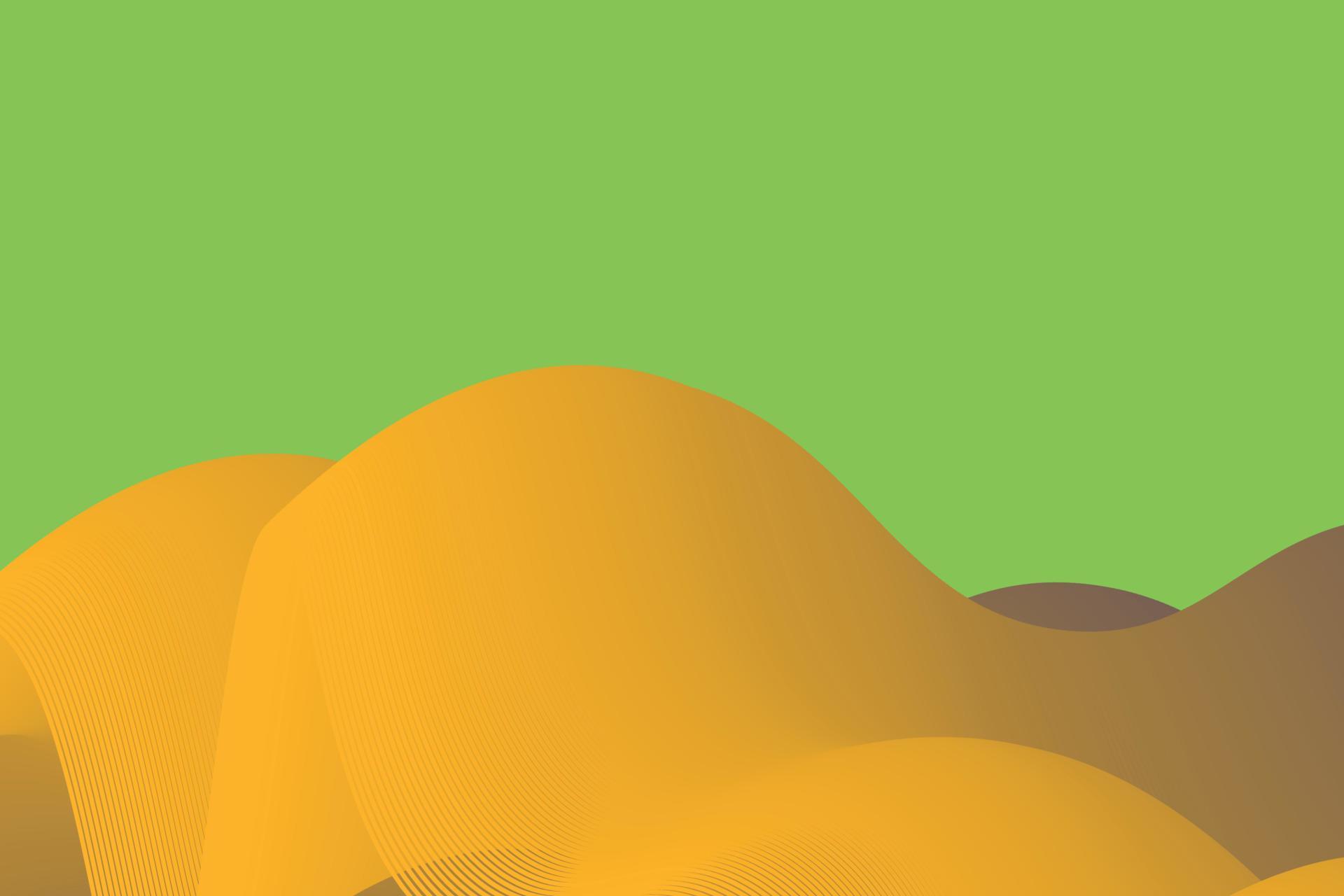 Simple Gradient Wave Abstract Background Suitabble For Landing Page And Computer Desktop