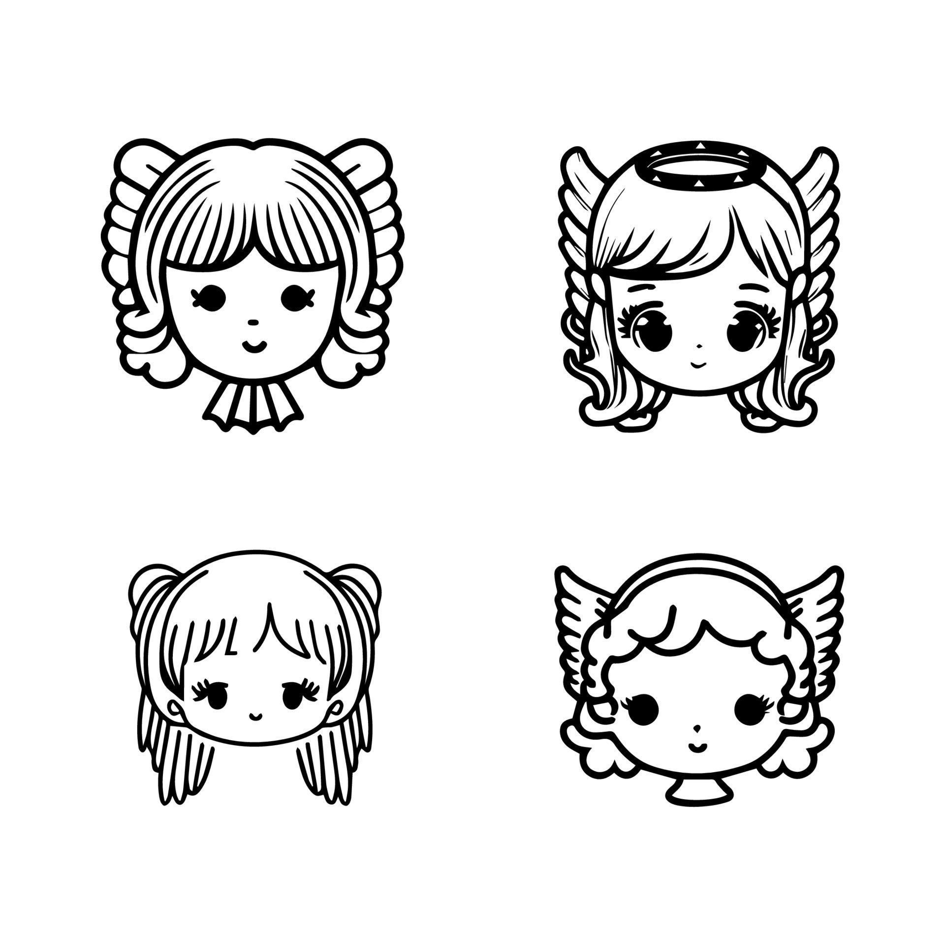 Dive into cuteness overload with our cute kawaii marine head collection ...