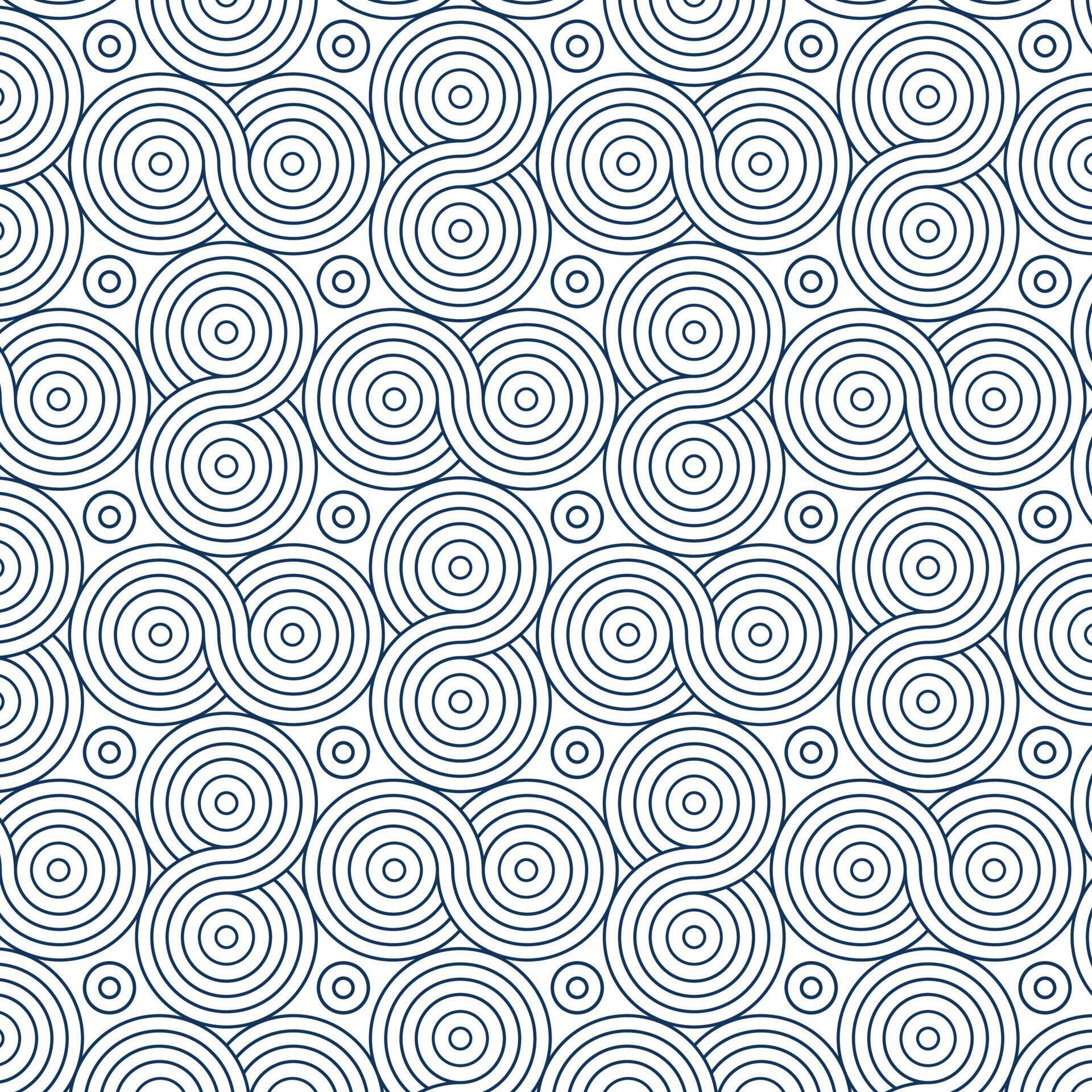 Flat circle abstract pattern. Vector illustration for background ...