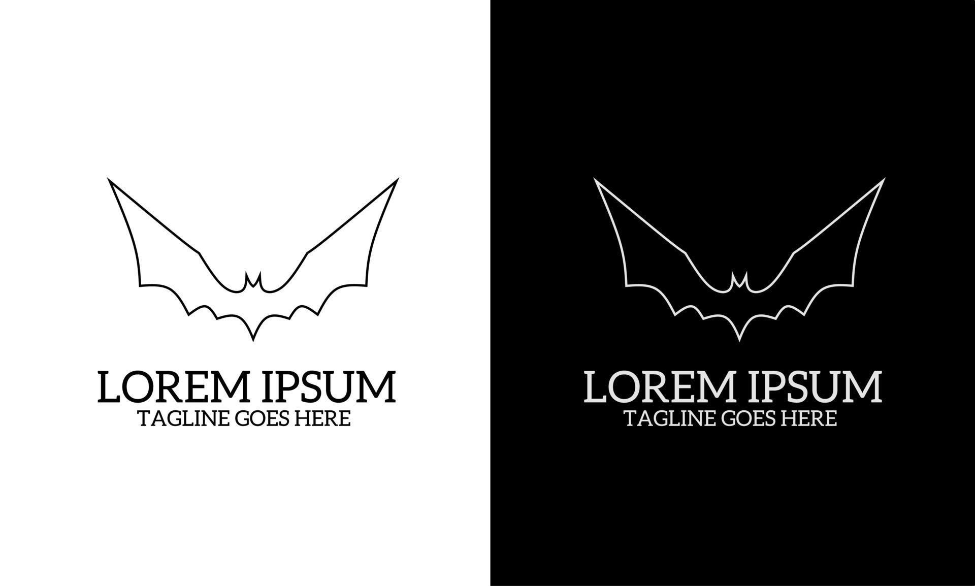 Illustration vector graphic of line art logo bat minimalist simple 21583342 Vector Art at Vecteezy