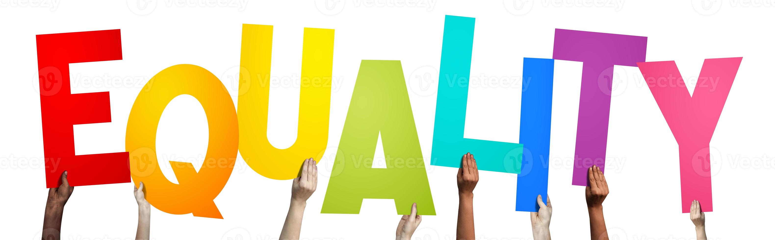 Equality - Human Hands Holding Colorful Letters 21587722 Stock Photo at ... Equality - Human Hands Holding Colorful Letters 21587722 Stock Photo at ...