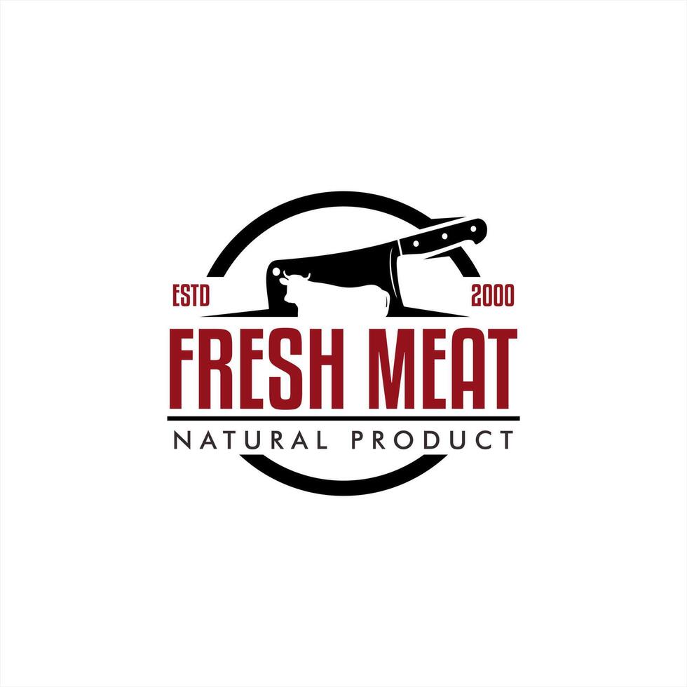 Butchery Shop, meat shop fresh meat Logo Design Template. Cow and meat ... Butchery Shop, meat shop fresh meat Logo Design Template. Cow and meat ...