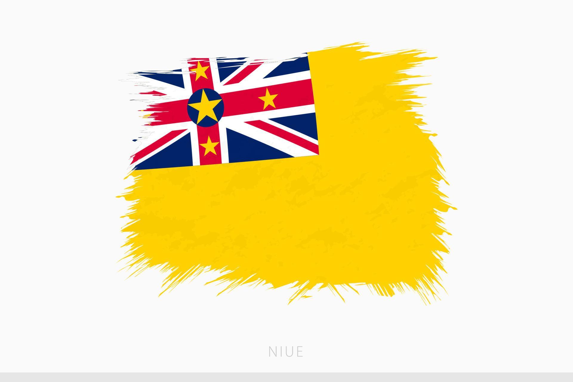 Grunge flag of Niue, vector abstract grunge brushed flag of Niue. 21593948 Vector Art at Vecteezy