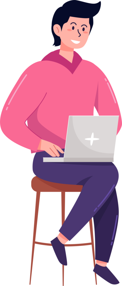 5G wireless network technology character illustration 21594294 PNG