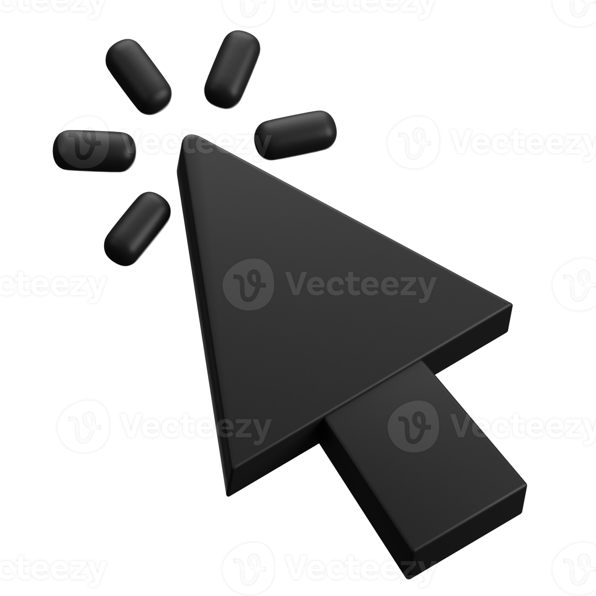 cursor clicking 3d icon 21594552 PNG