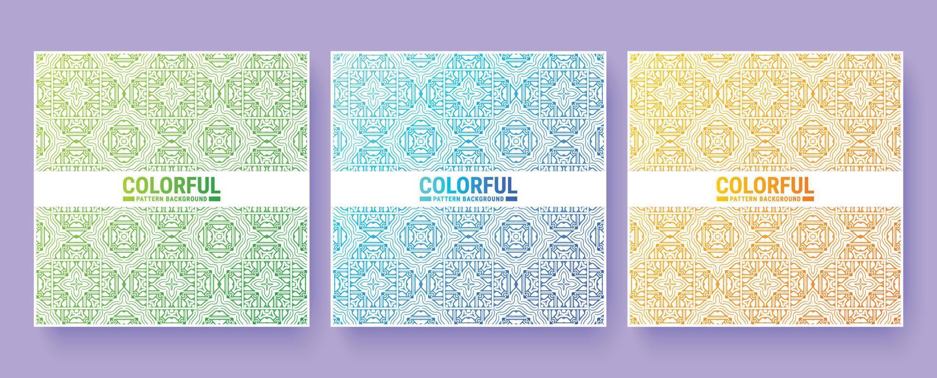 Colorful abstract geometric pattern design 21595437 Vector Art at Vecteezy