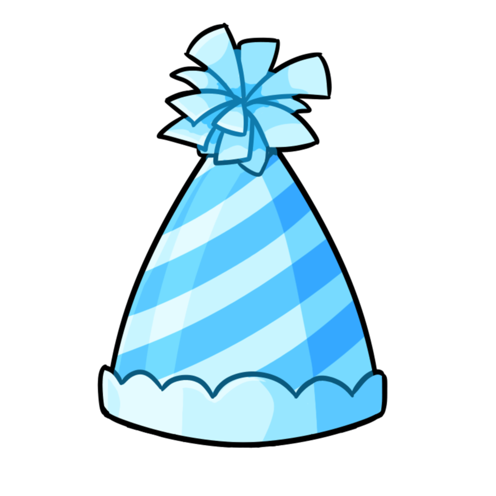 Blue Birthday Hat