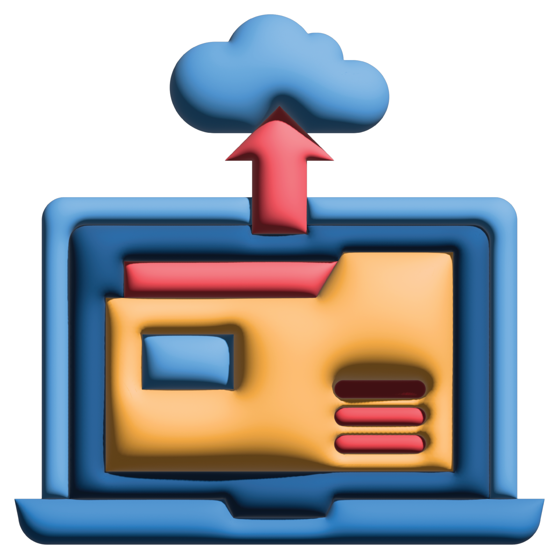 3D Illustration File Upload In Online Learning Set 21596617 PNG 3d-illustration-file-upload-in-online-learning-set-21596617-png