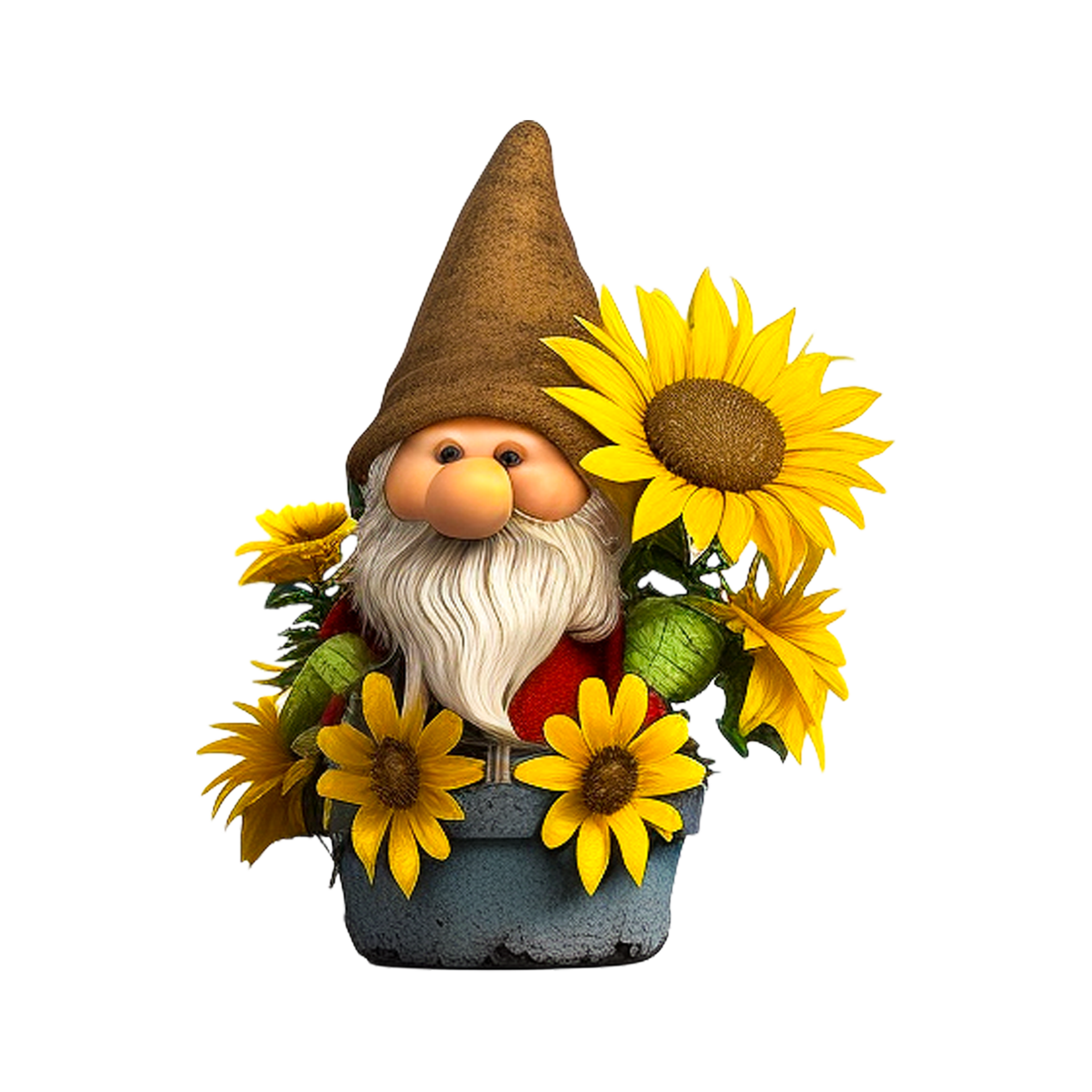Sunflower Gnome Yellow Free PNG 21599222 PNG
