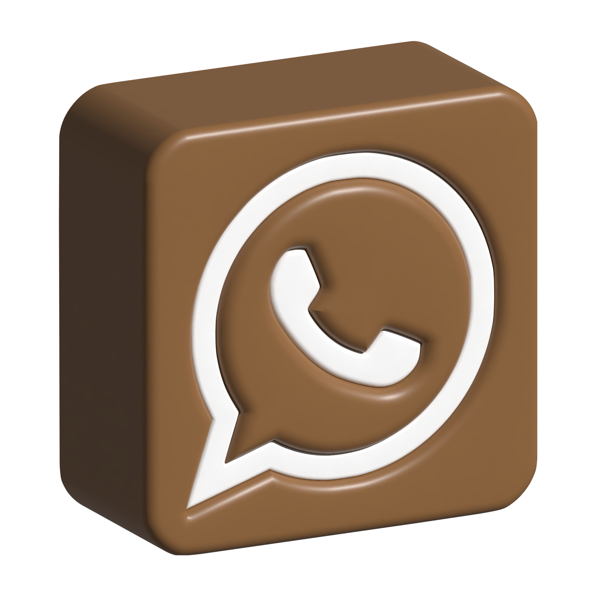 3d Icon Logo Of Whatsapp 21599346 Png