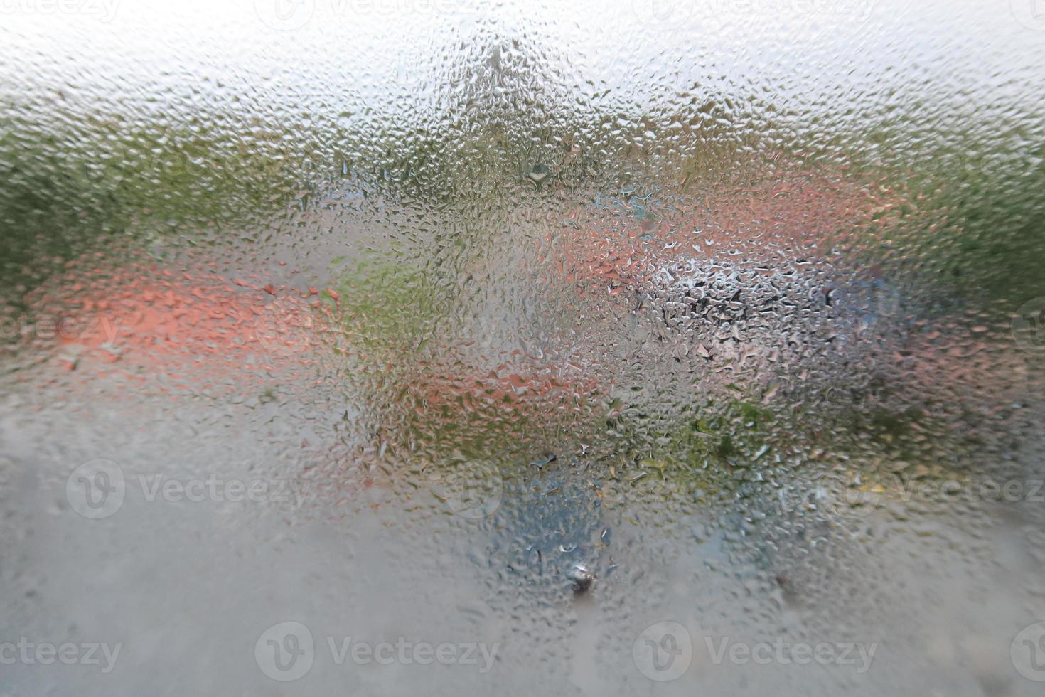 Glass with water vapor, fog, flow. a window with water drops. fogged glass 21599528 Stock Photo ...