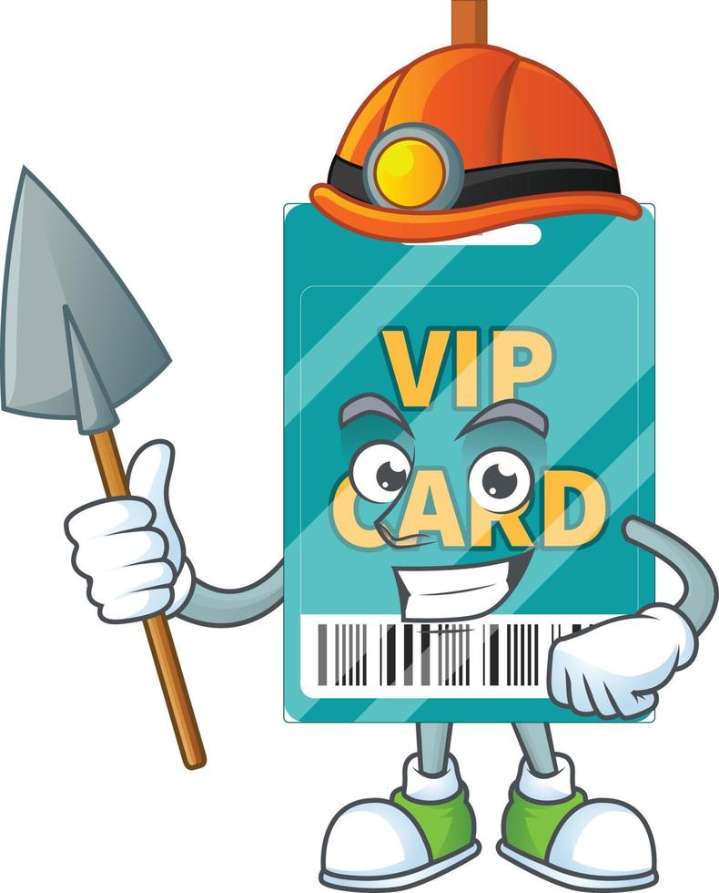 Cartoon Character Of Vip Pass Card 21604938 Vector Art At Vecteezy