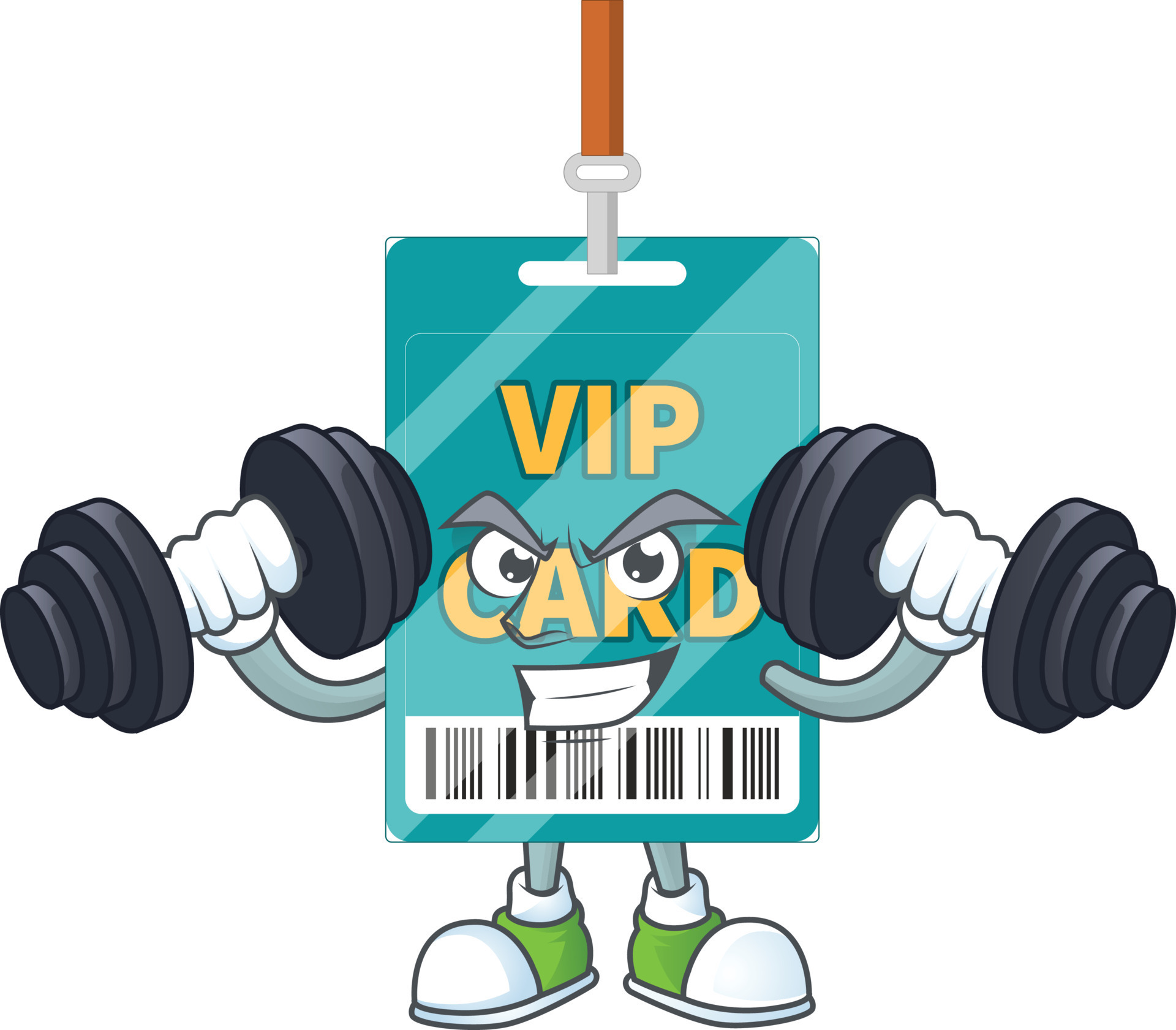 Cartoon Character Of Vip Pass Card 21604941 Vector Art At Vecteezy