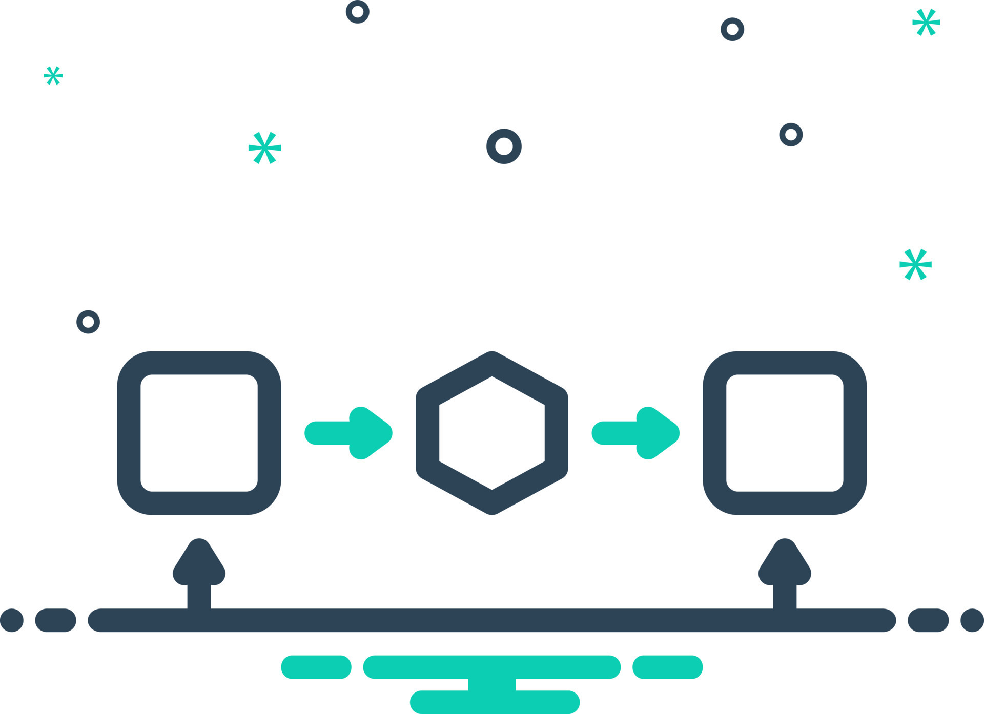 mix icon for algorithm 21605276 Vector Art at Vecteezy