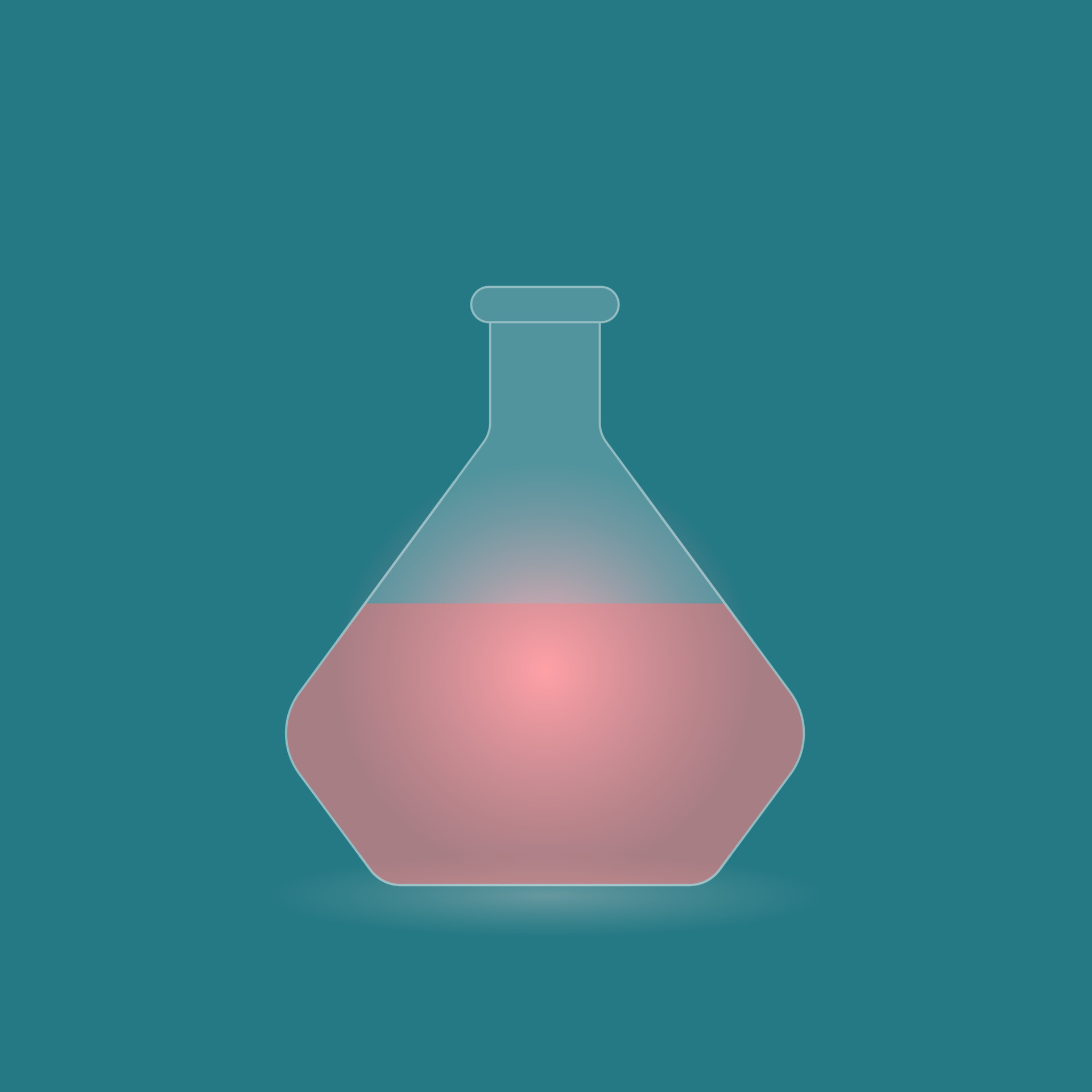 Laboratory glassware with liquid inside, vector illustration ... Laboratory glassware with liquid inside, vector illustration ...