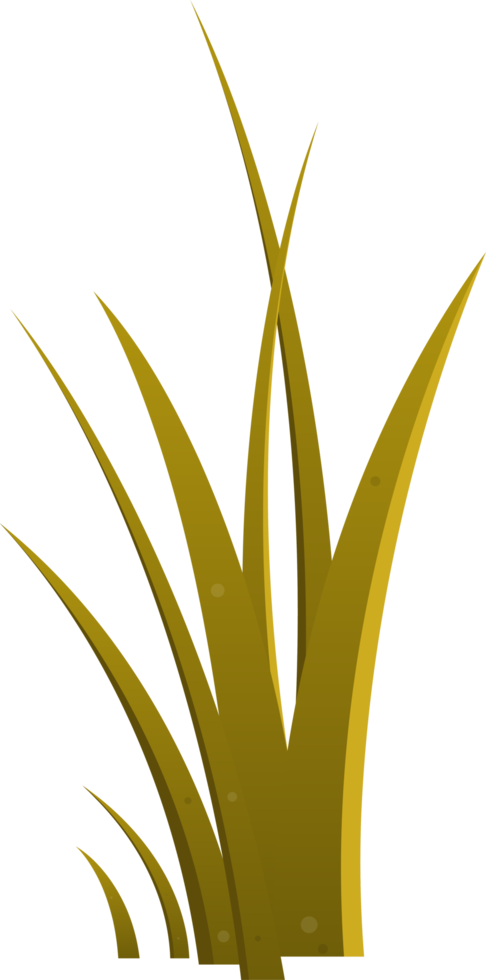 Cartoon Grass Leaves Clip Art 21612242 Png