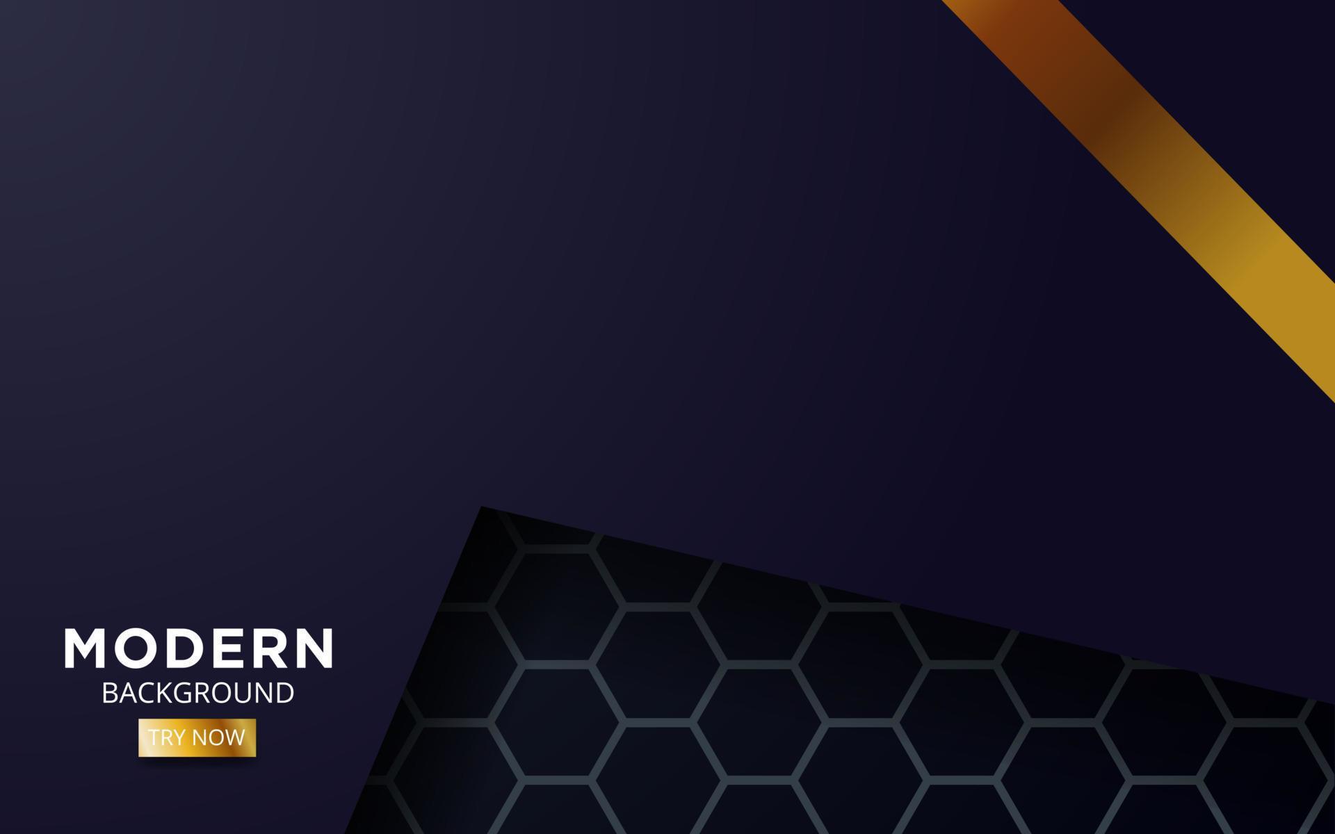 premium dark blue overlap background banner design. Realistic overlap layer on black textured ...