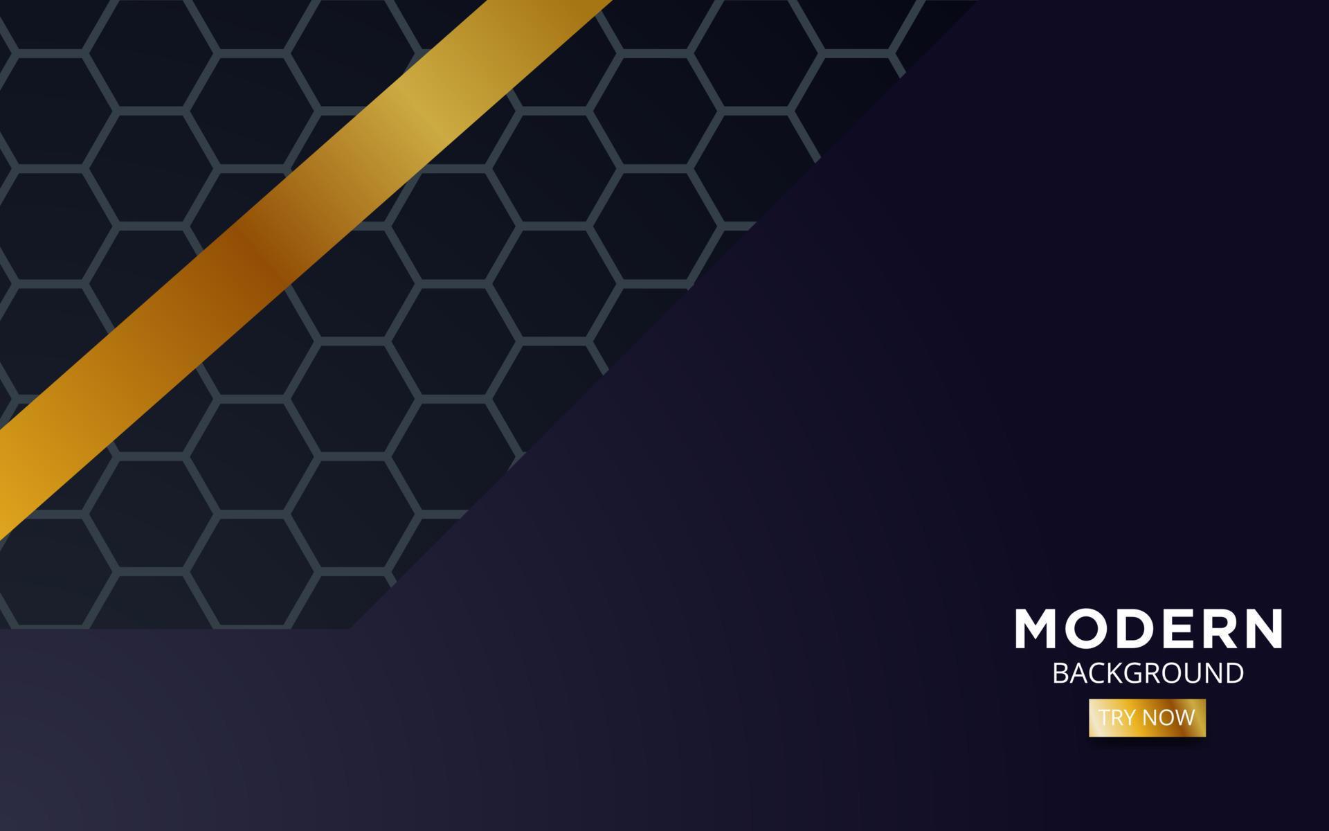 premium dark blue overlap background banner design. Realistic overlap layer on black textured ...