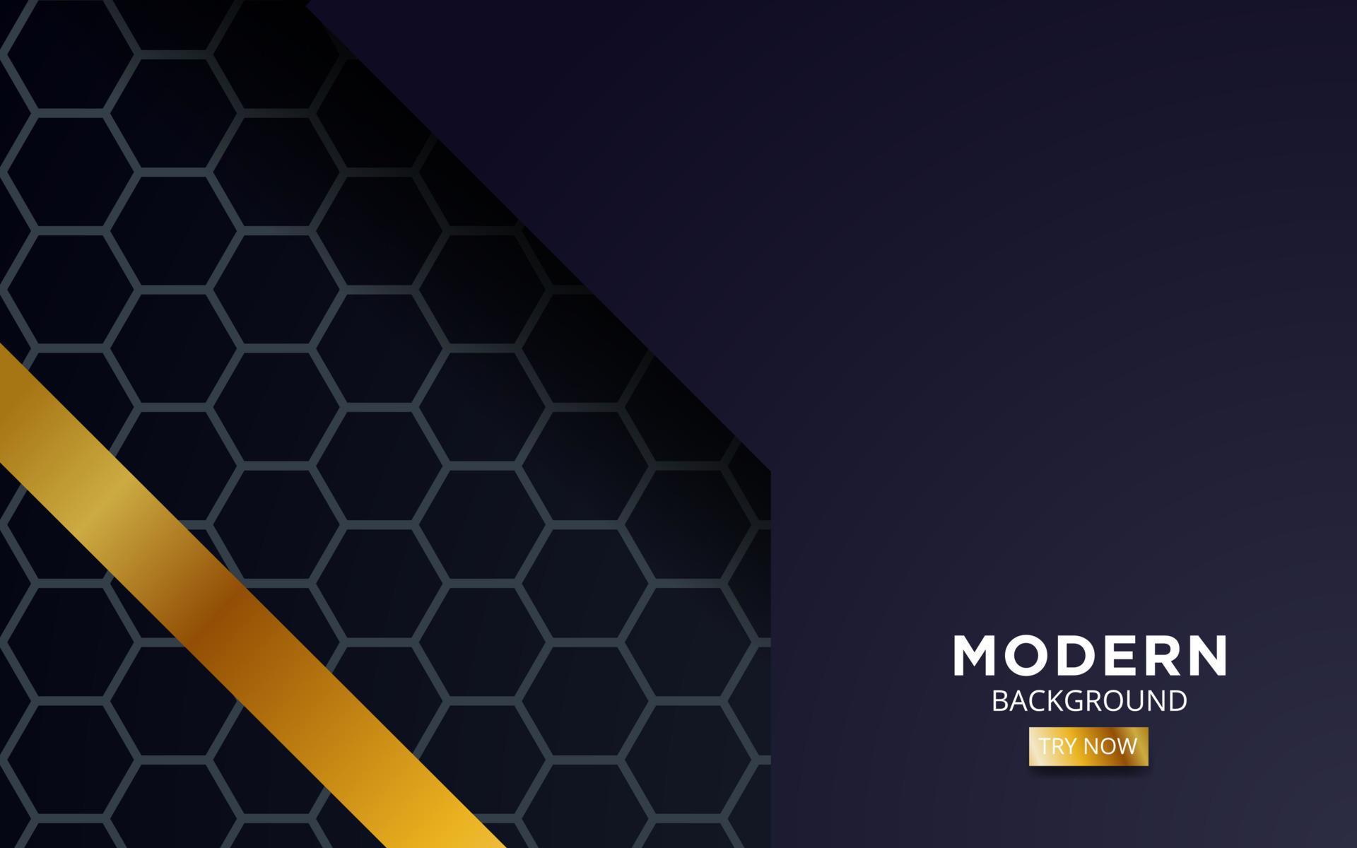 premium dark blue overlap background banner design. Realistic overlap layer on black textured ...