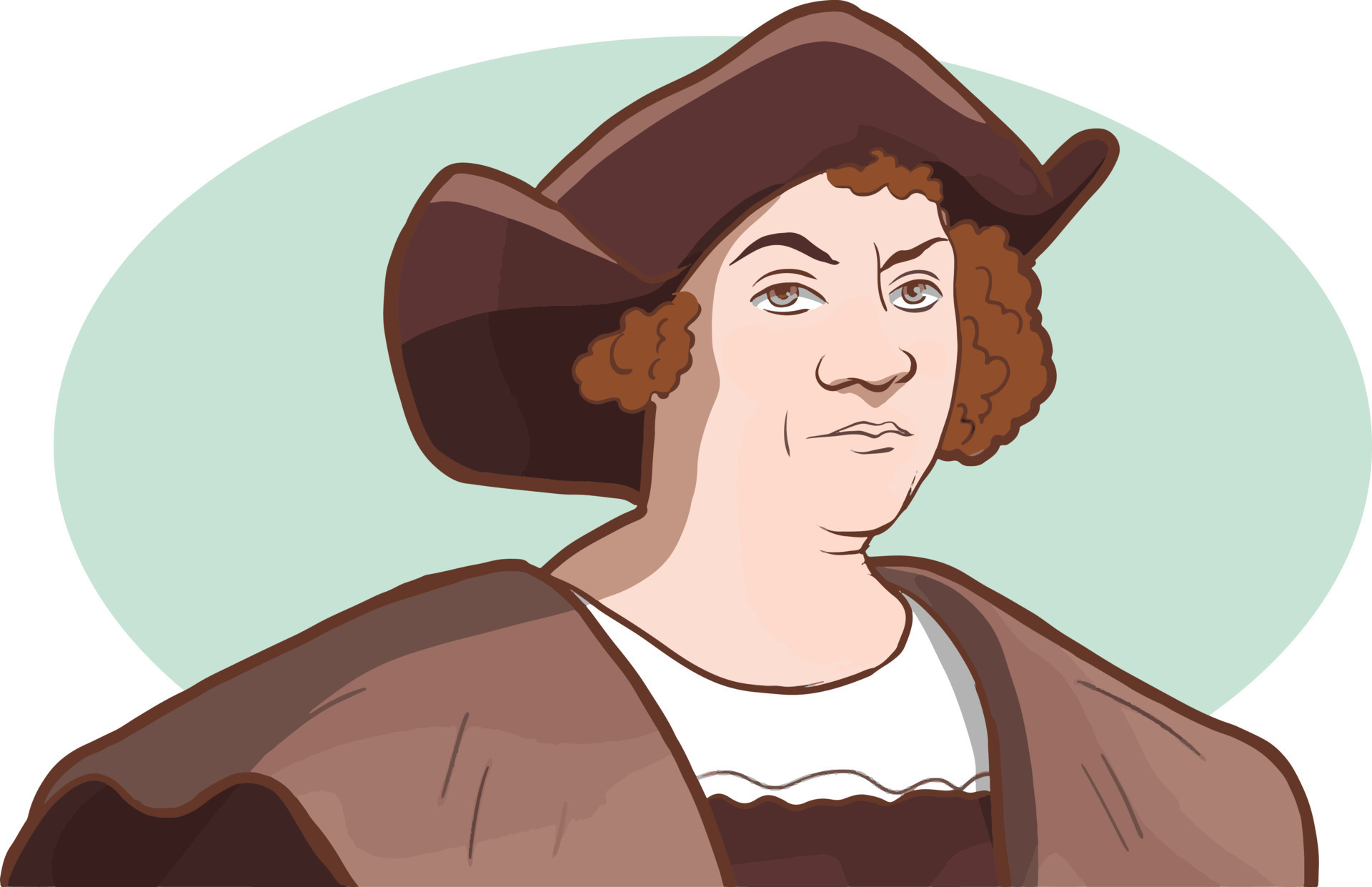 portrait drawing of christopher columbus vector illustration 21613033 ... portrait drawing of christopher columbus vector illustration 21613033 ...