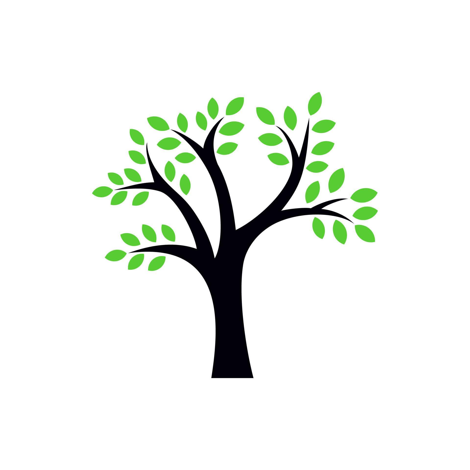 tree vector logo 21613241 Vector Art at Vecteezy
