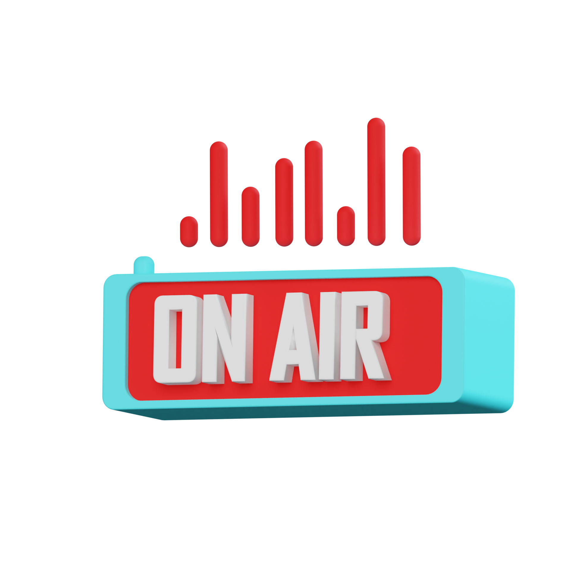 em ar podcast 3d ícone 21613354 PNG