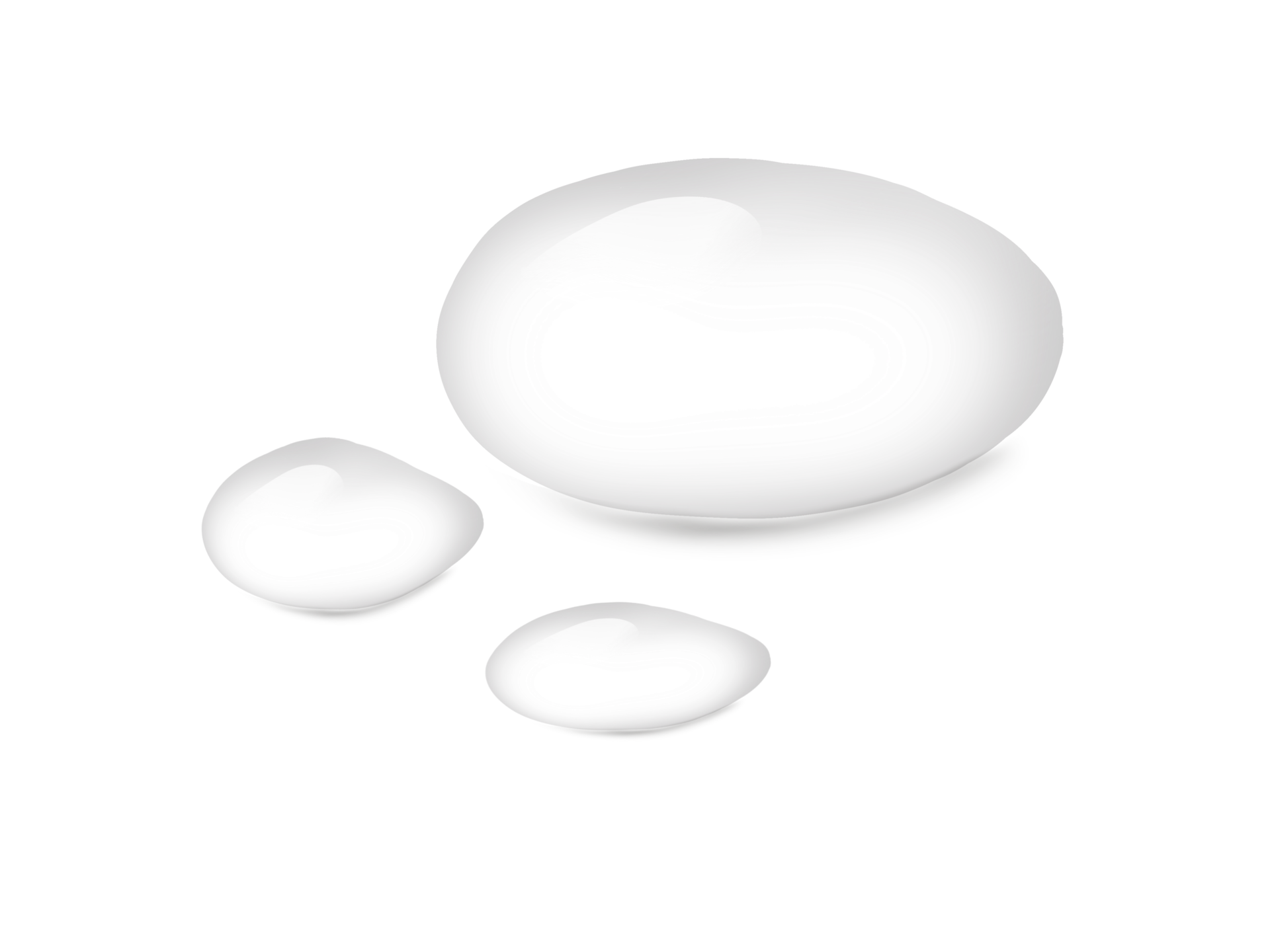 Realistic Water Drop Free Form Shape Isolated On Transparency Background 21613406 Png