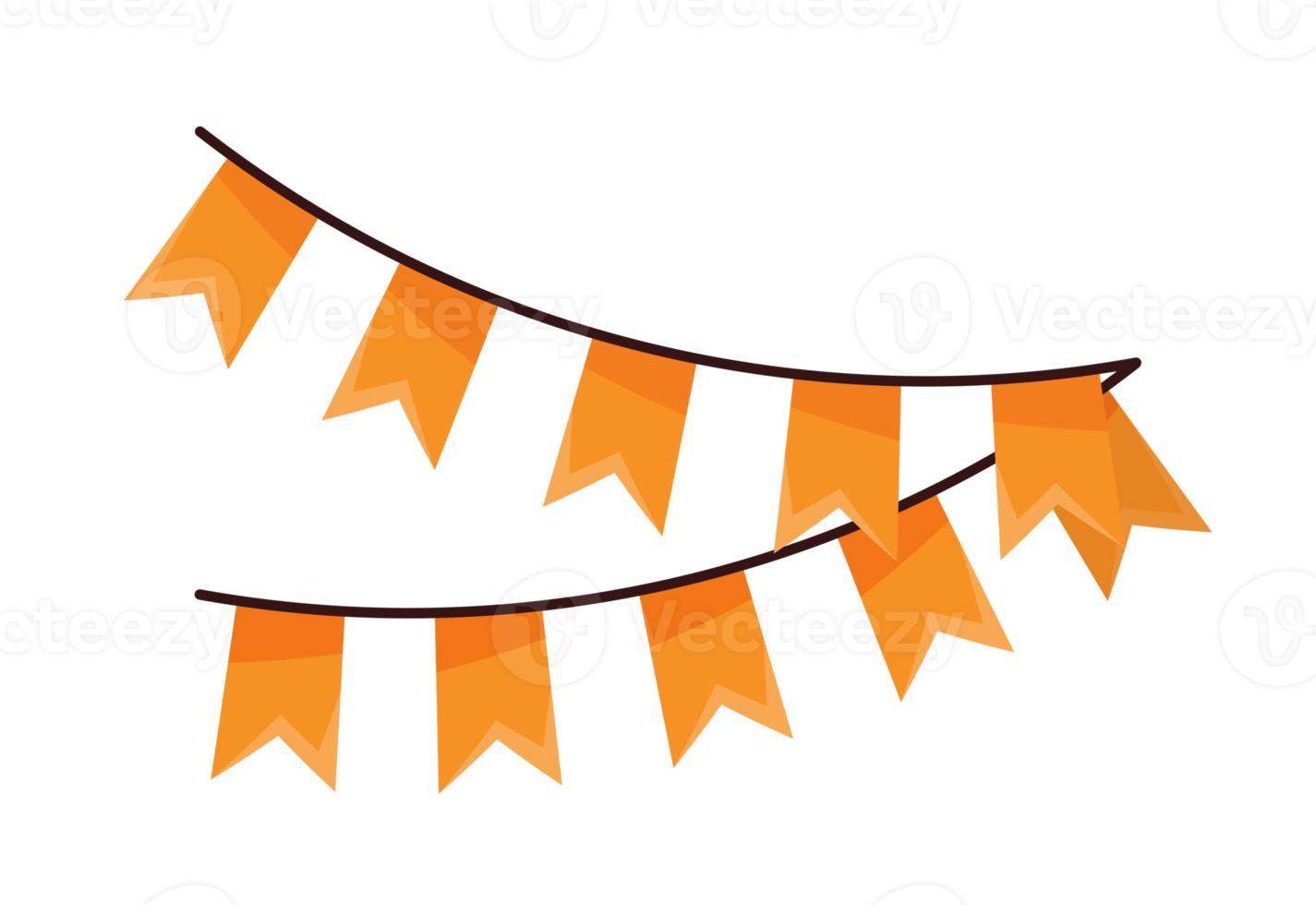 Yellow Garlands Party Banner 21615246 Png
