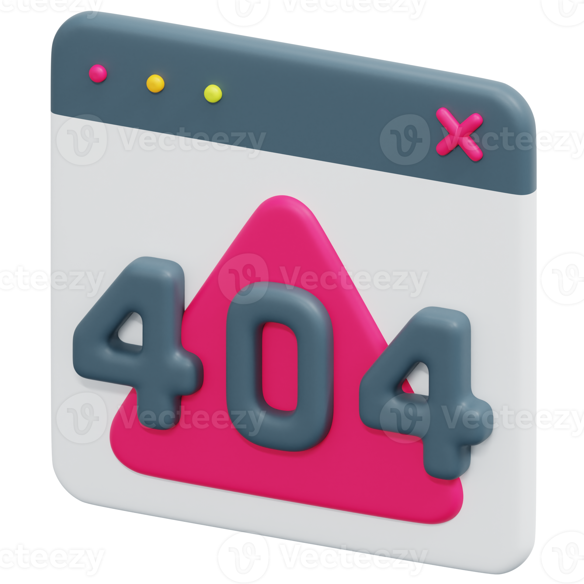 error 3d render icon illustration 21616313 PNG