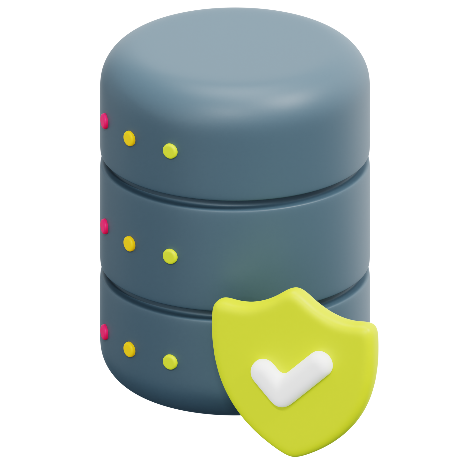Database 3d Render Icon Illustration 21617016 Png