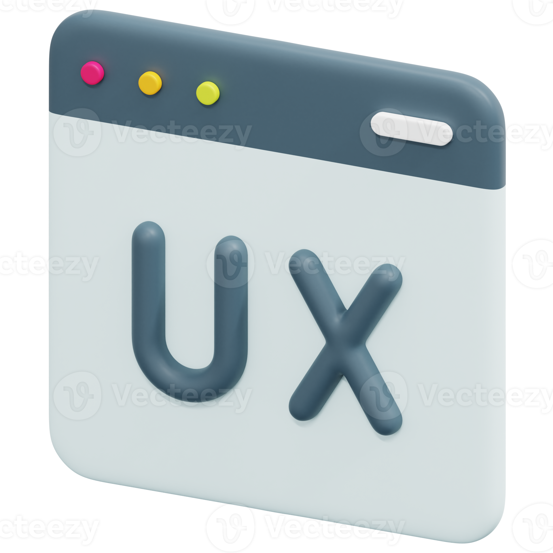 ux design 3d render icon illustration 21617140 PNG