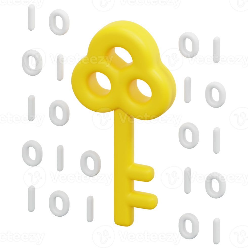 encryption 3d render icon illustration 21617143 PNG