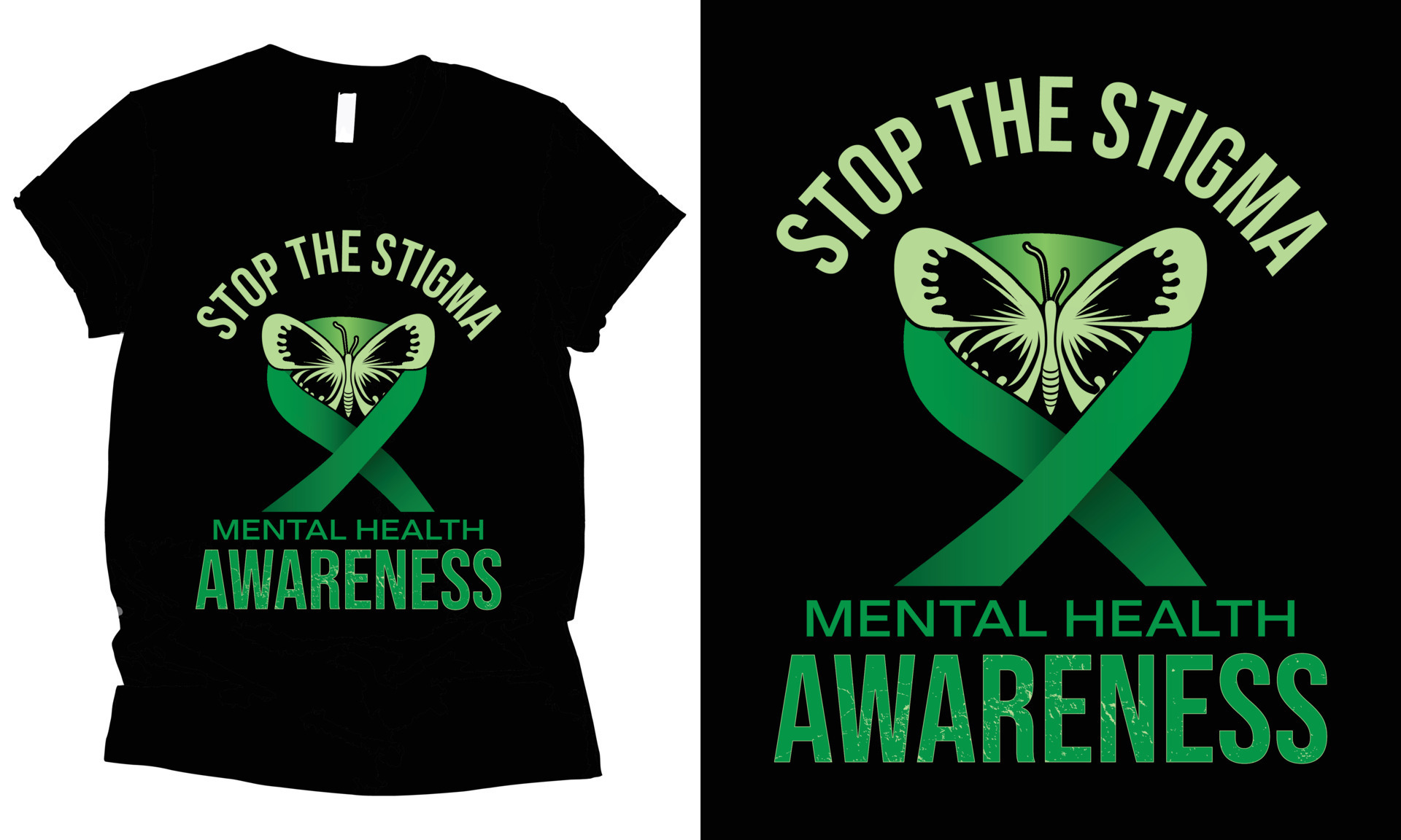 Stop The Stigma Mental Health Awareness Classic T Shirt Design 21617736